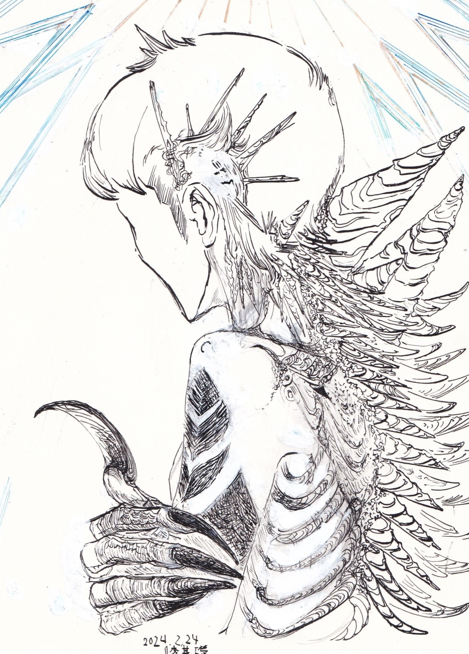 ArtStation - Analog illustration after a long time