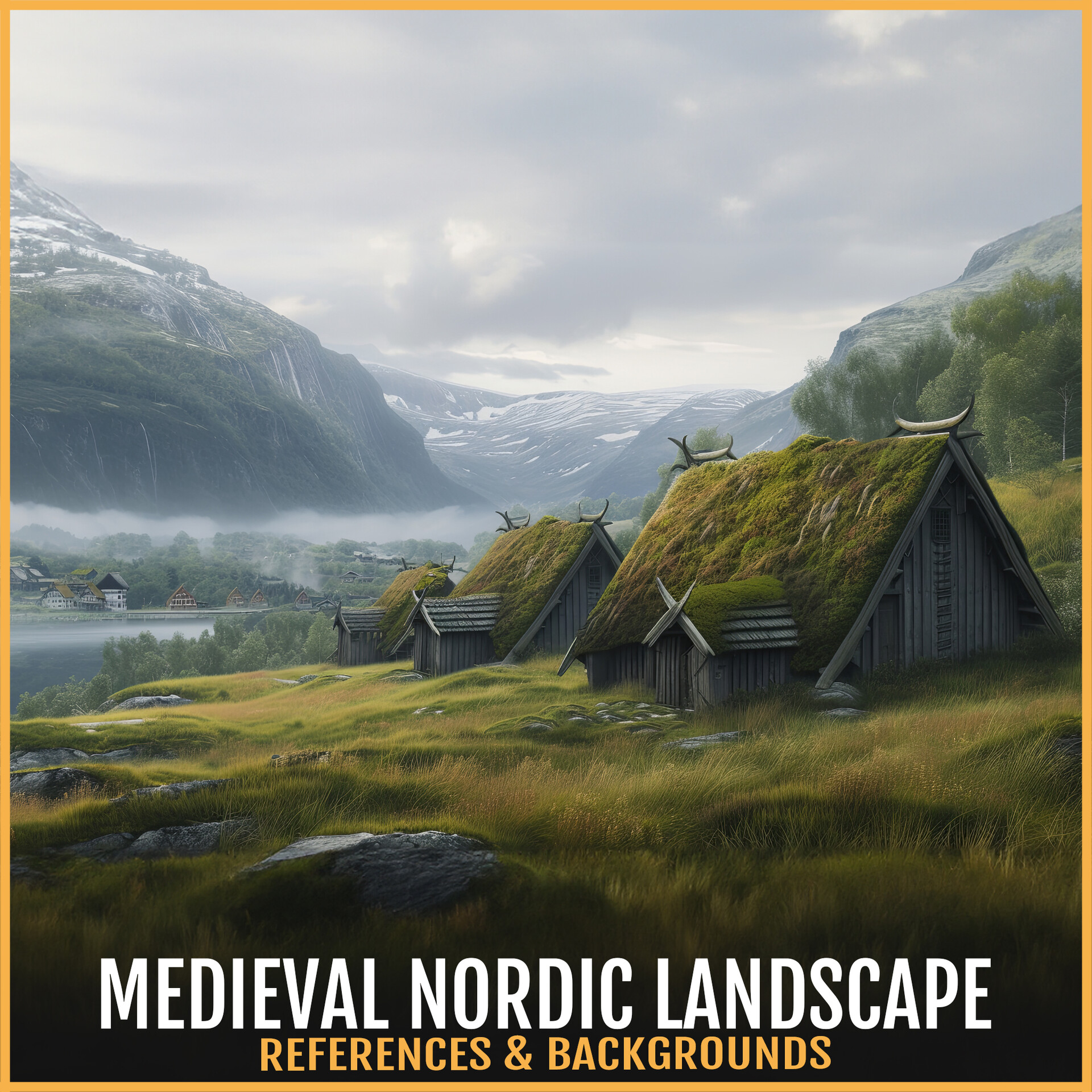 ArtStation - 505 Medieval Nordic Landscapes