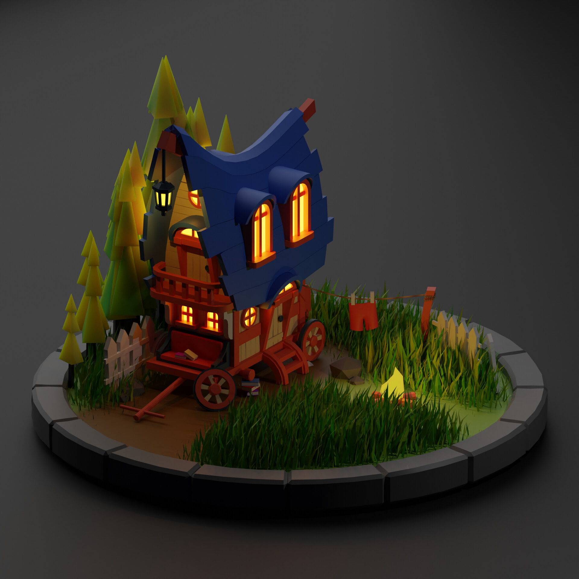 ArtStation - Magician's carriage