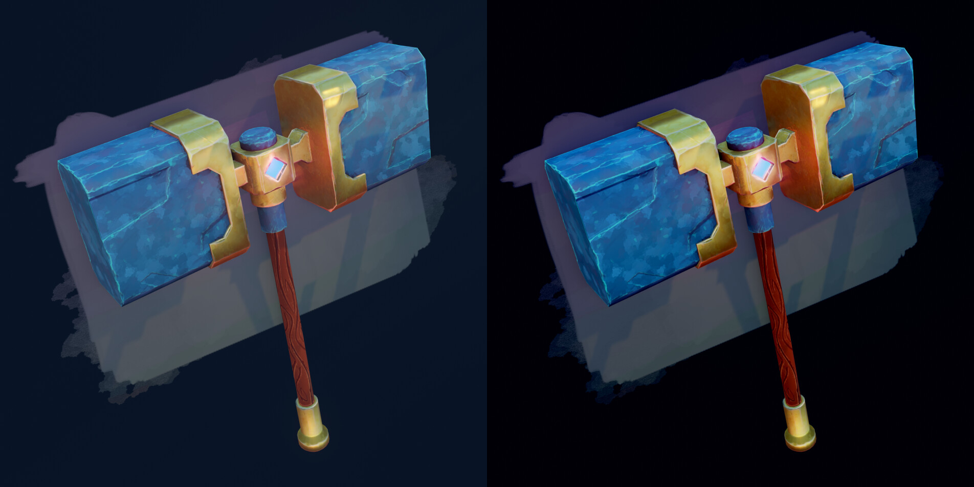 LLENN - Stylized Hammer (Blender Practice)