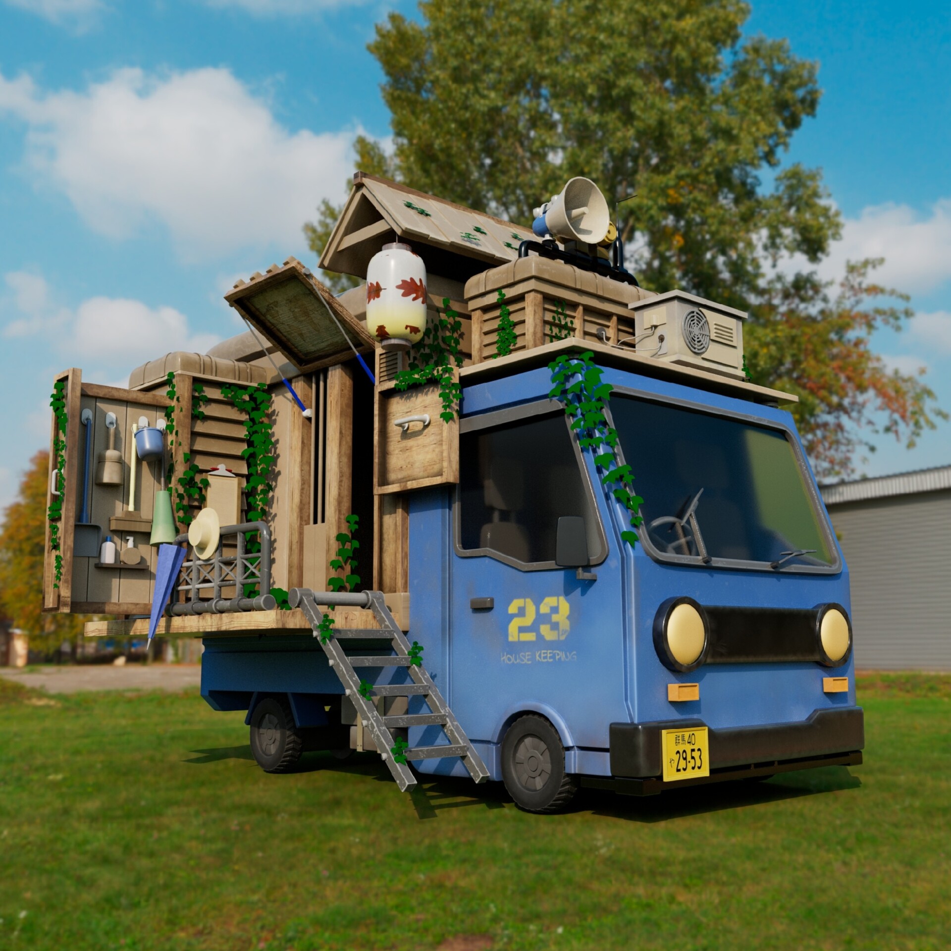 ArtStation - HOUSE TRUCK