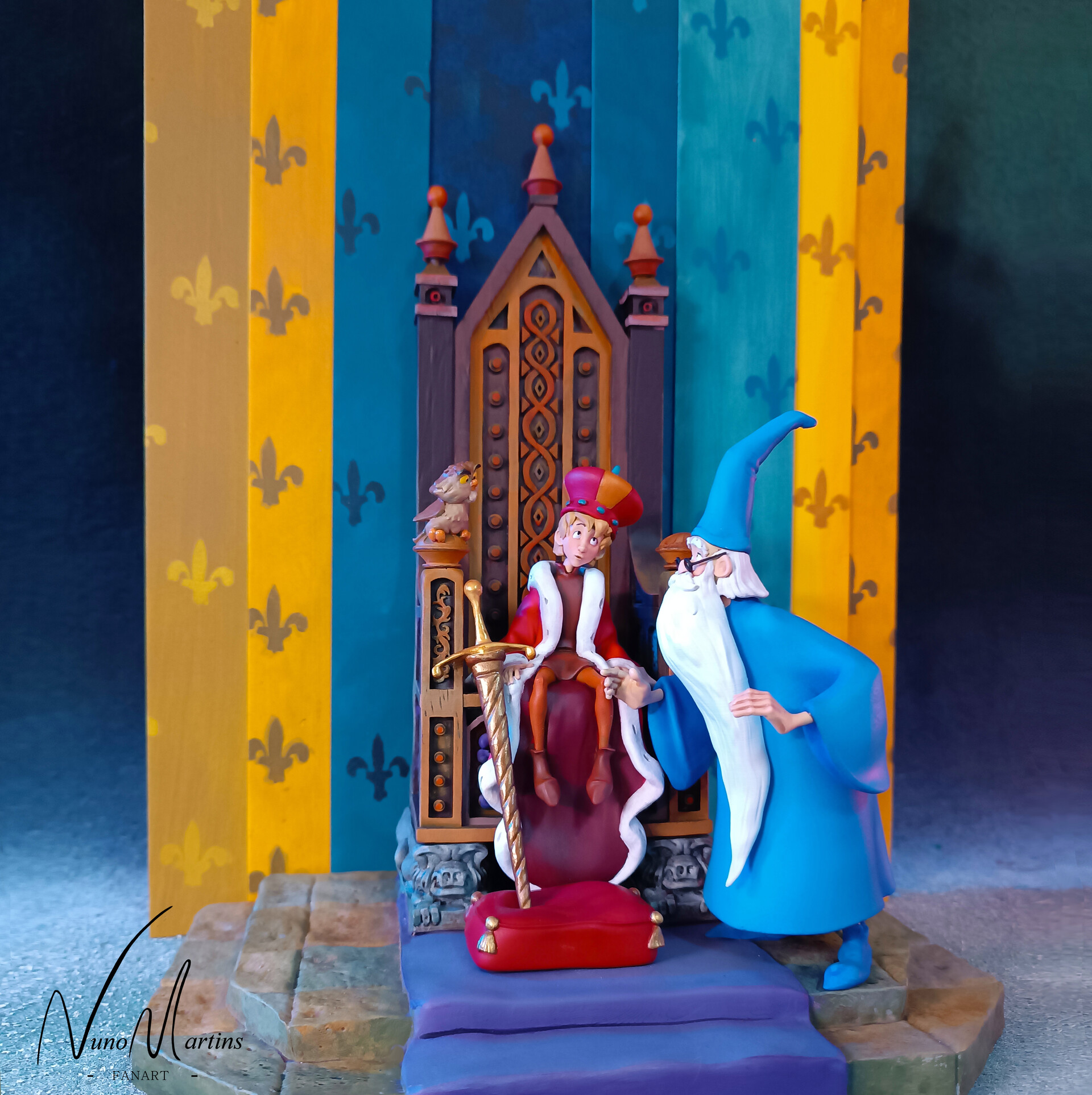 Nuno Martins - "King Arthur, The true King on the throne"