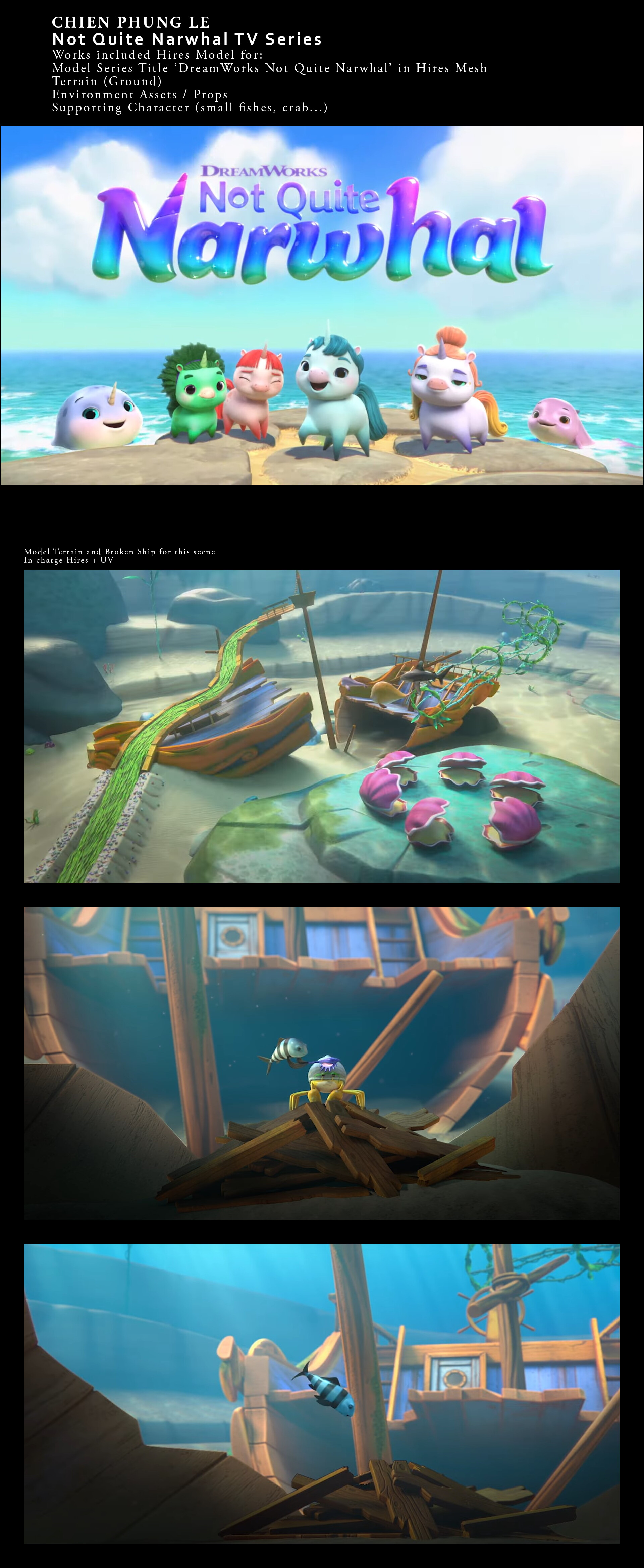 ArtStation - Not Quite Narwhal DreamWorks TV Series Environment