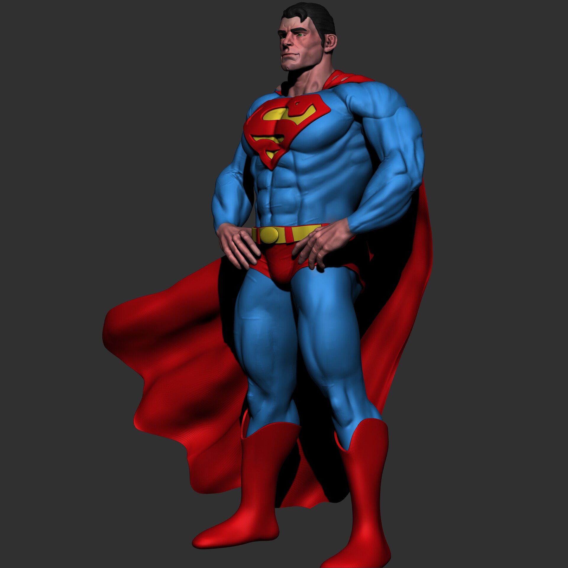 ArtStation - Superman anatomy study