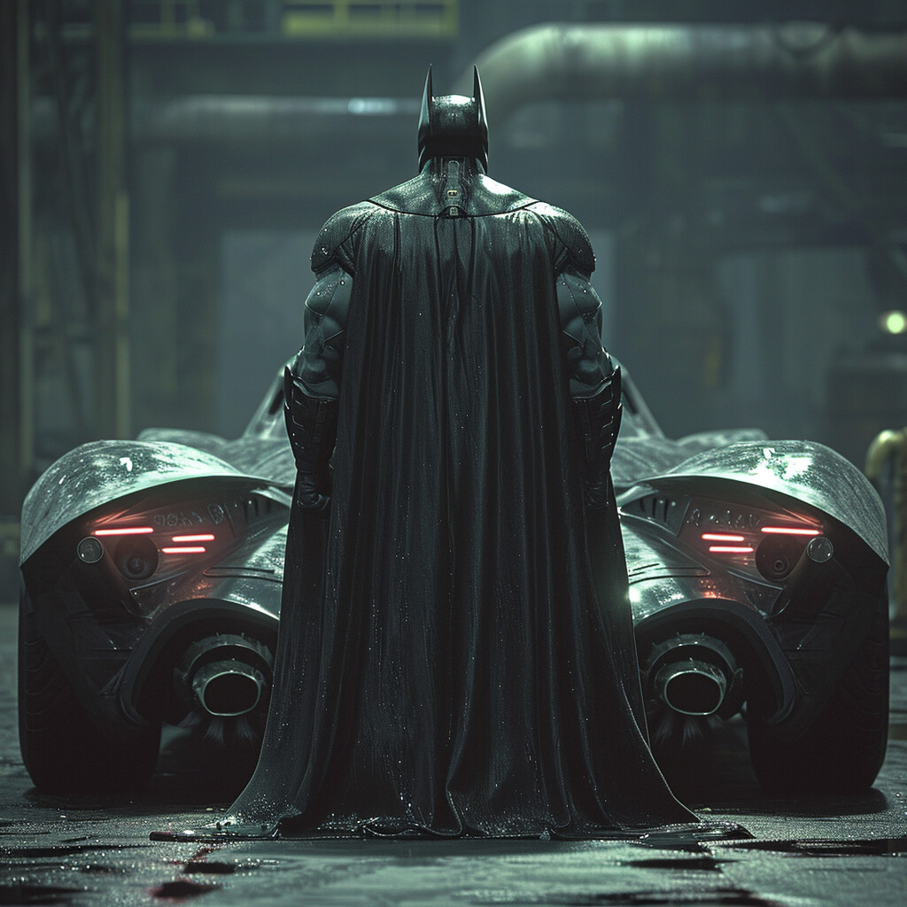 ArtStation - Batman and Batmobile 2