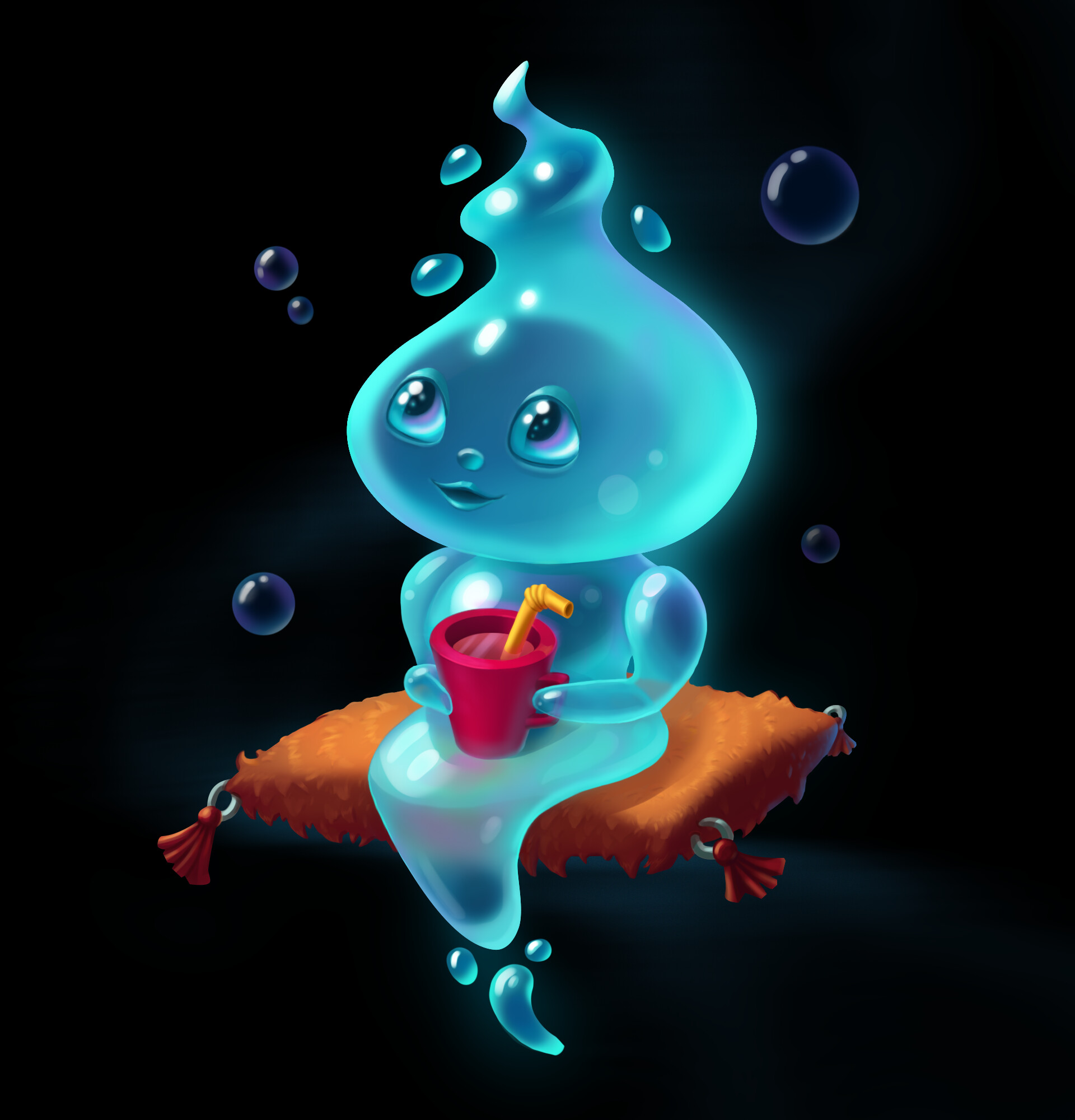 ArtStation - Water elemental