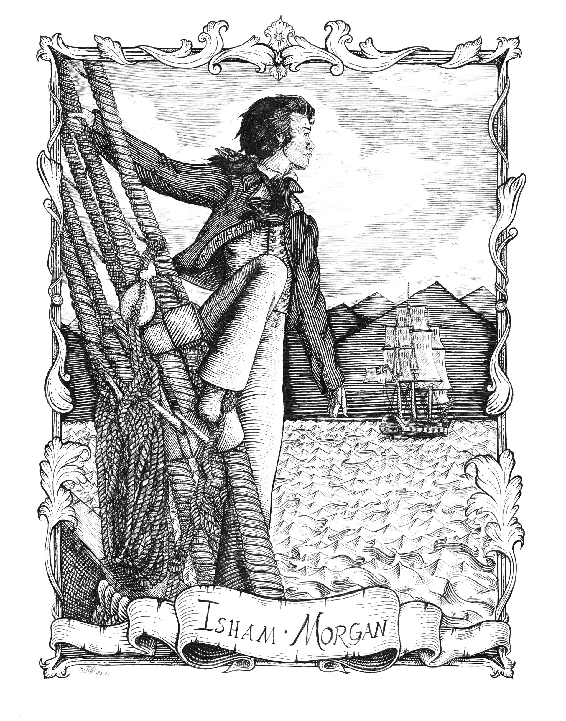 ArtStation - Isham Morgan - "The Sea Sparrow"