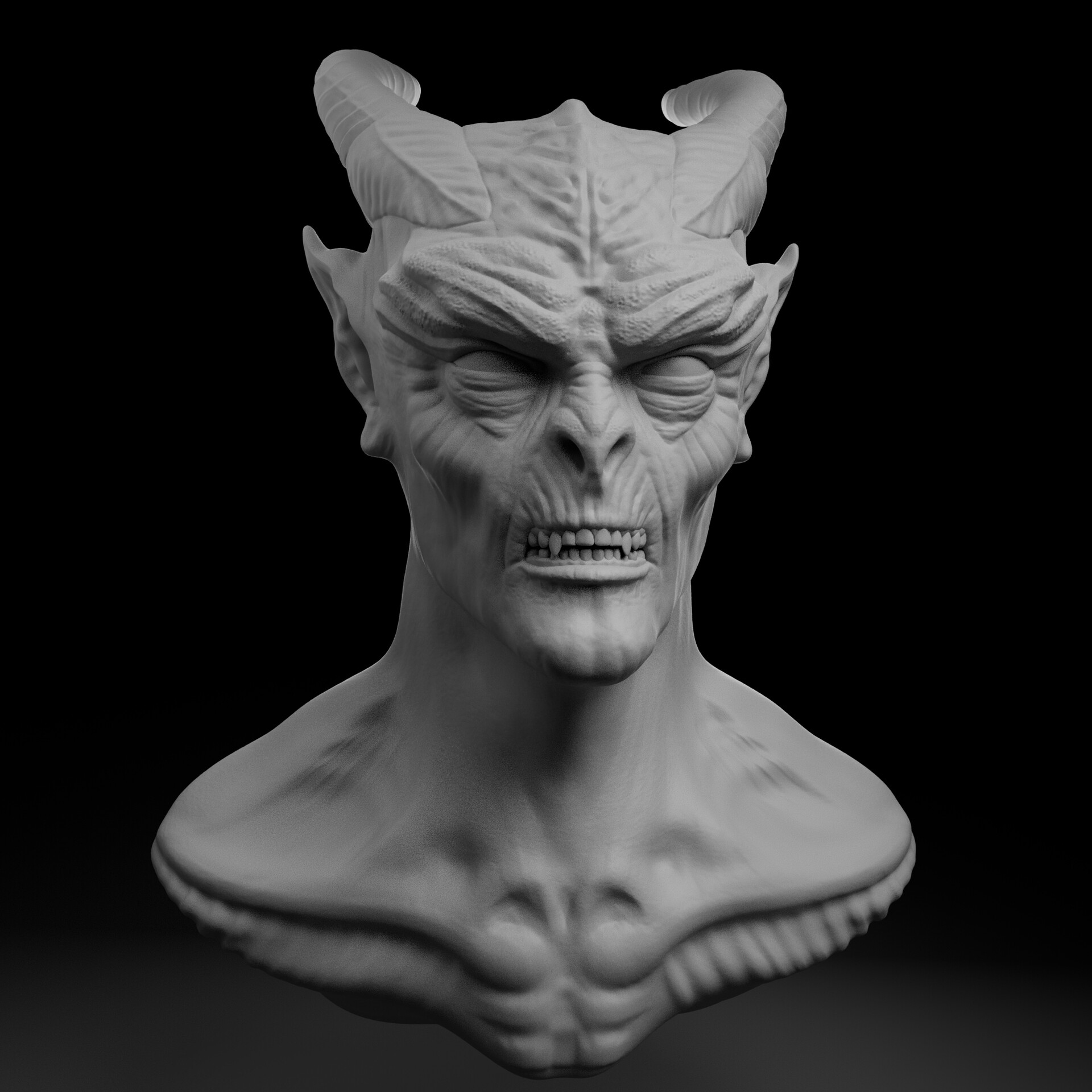 ArtStation - Demon Sculpt