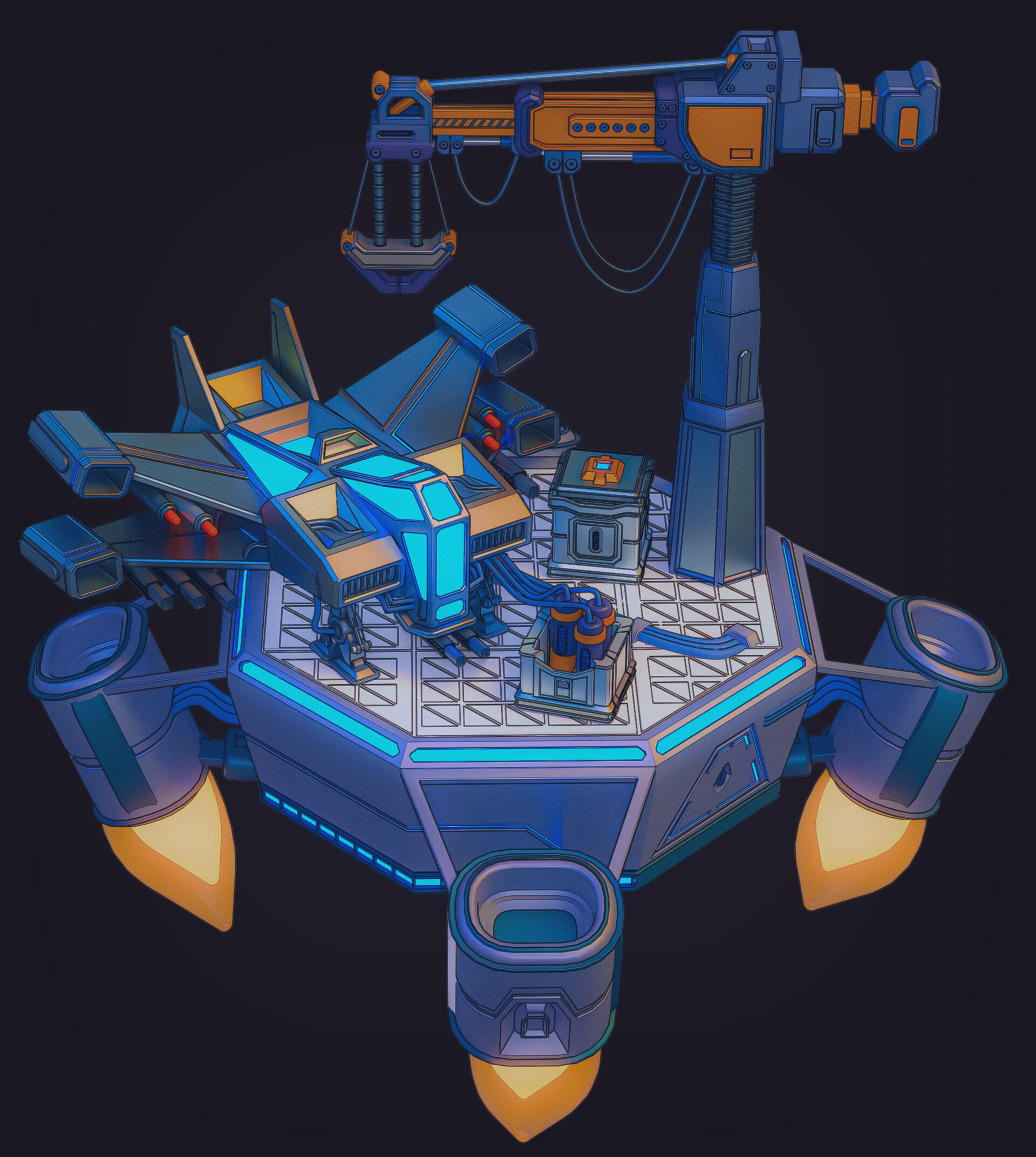 ArtStation - Ship station