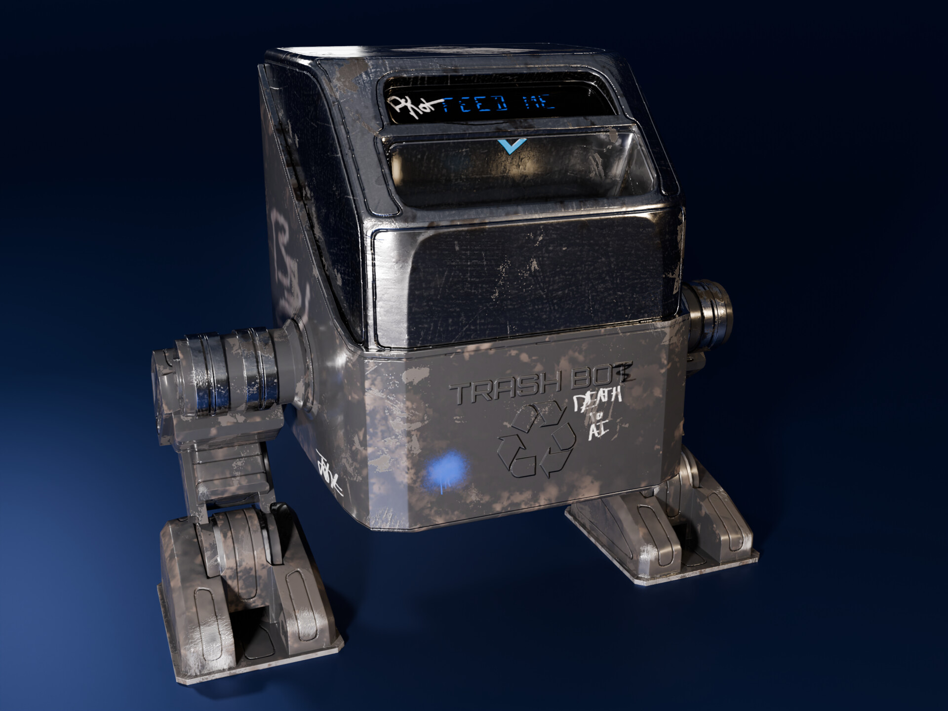 ArtStation - Robot Bin