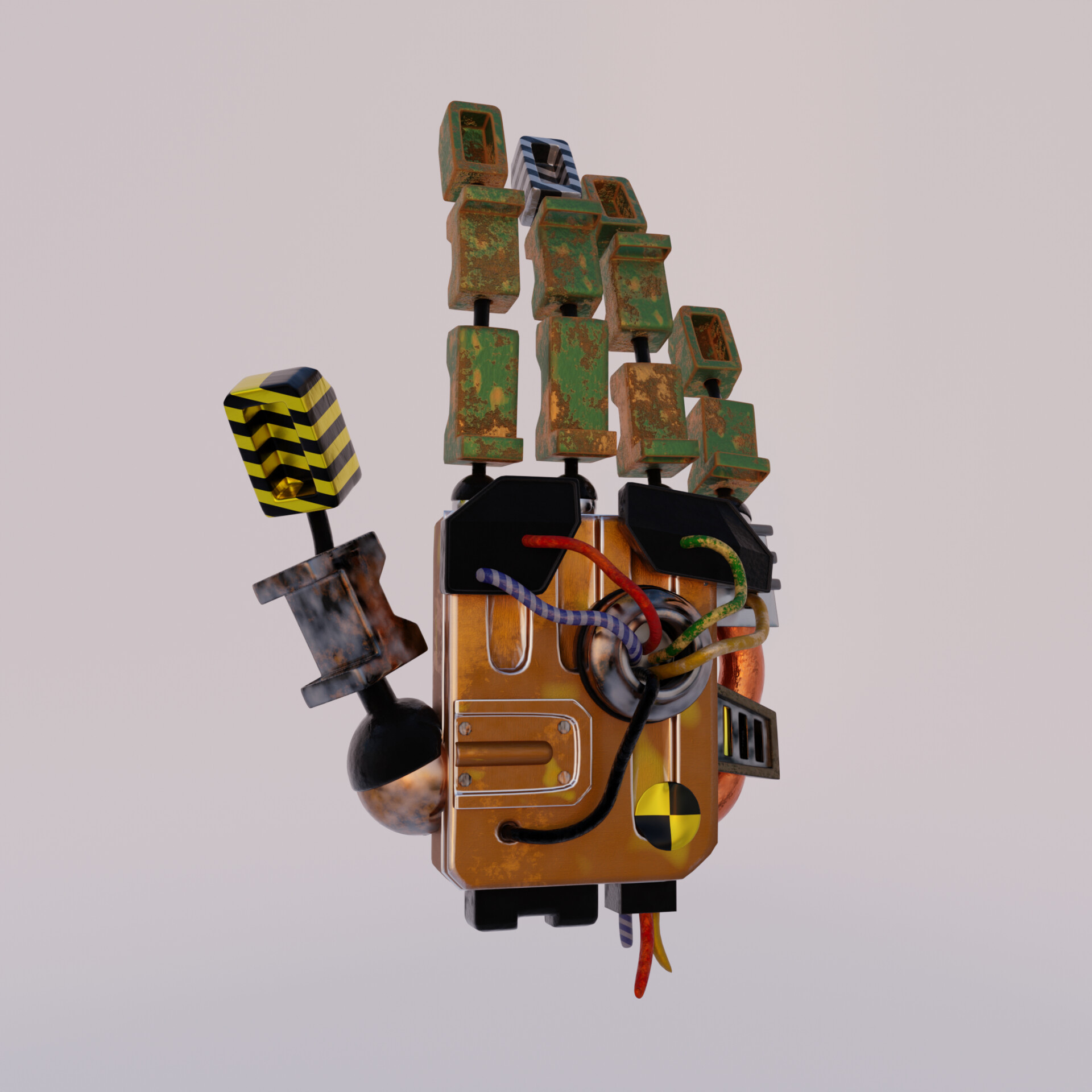 ArtStation - Ralf Hand(robot hand)