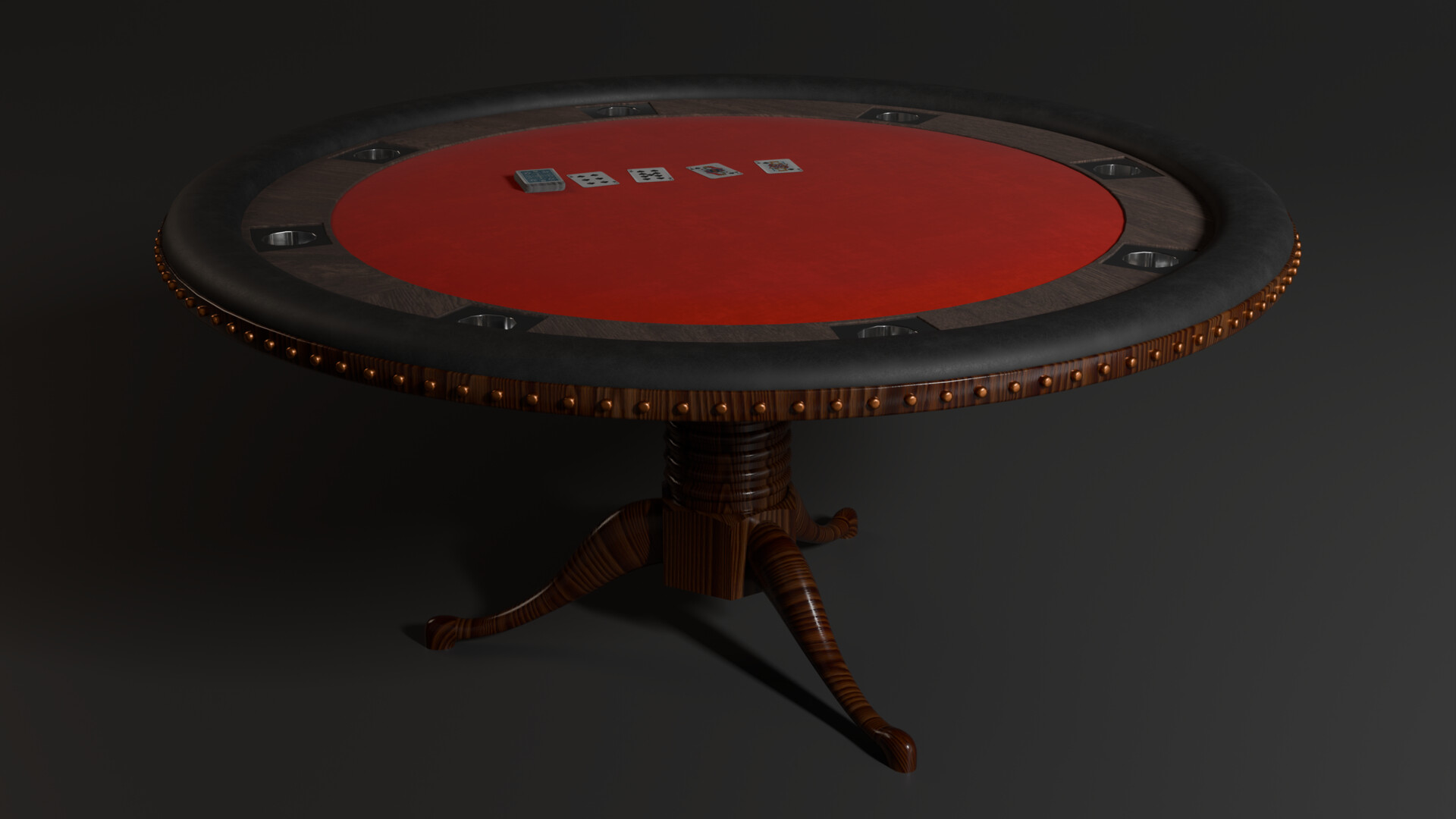 ArtStation - round poker table