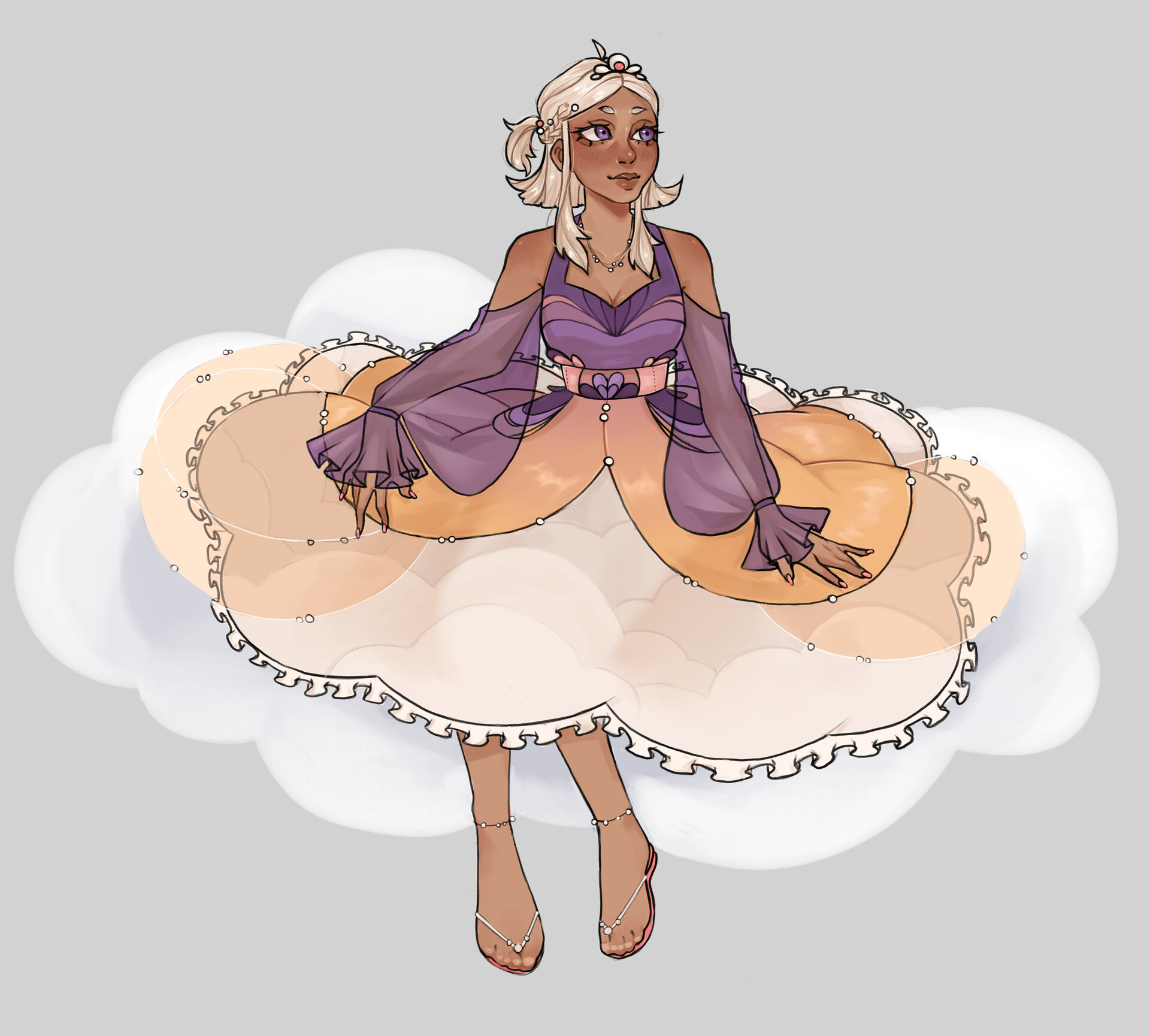ArtStation - Cloud Princess Character Design