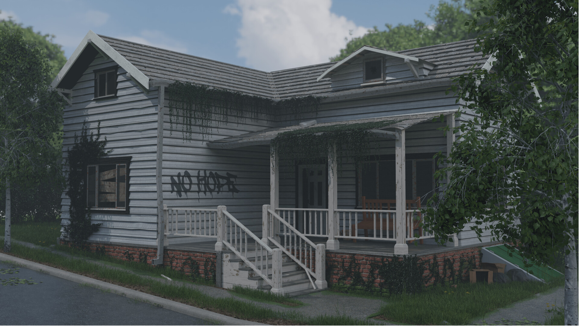 ArtStation - Abandoned Apocalipse House