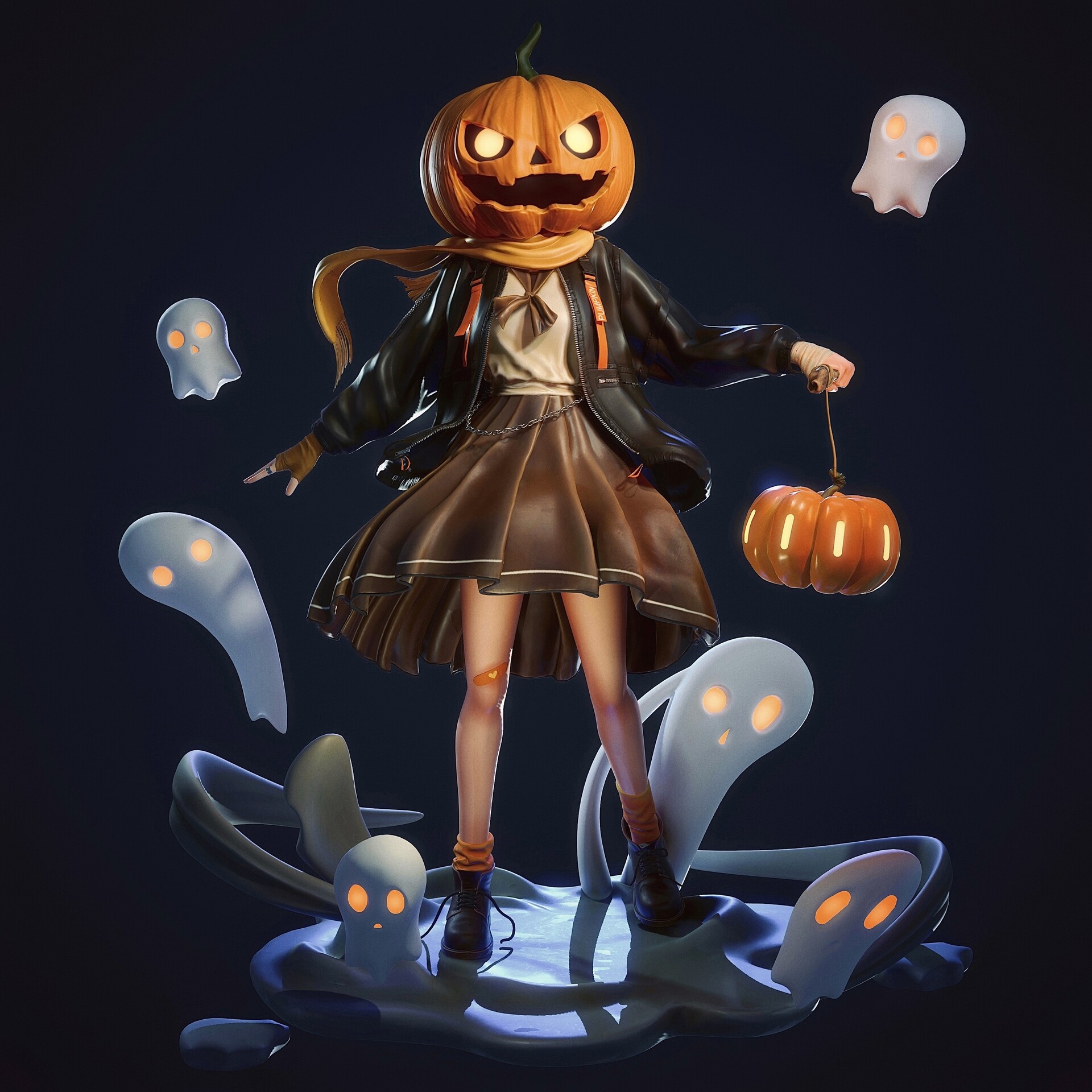 ArtStation - Pumpkin Girl