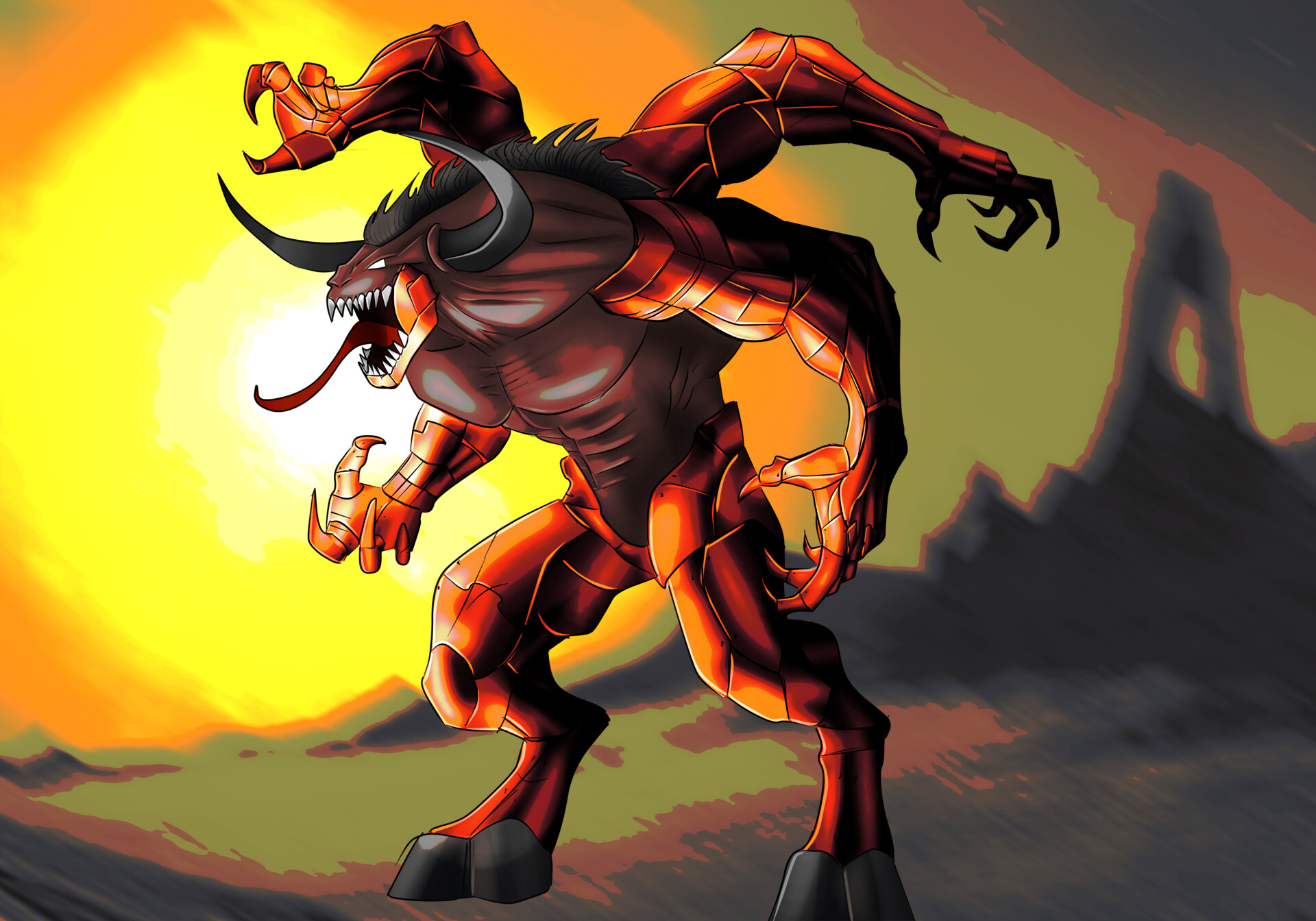 ArtStation - Cyber Demon