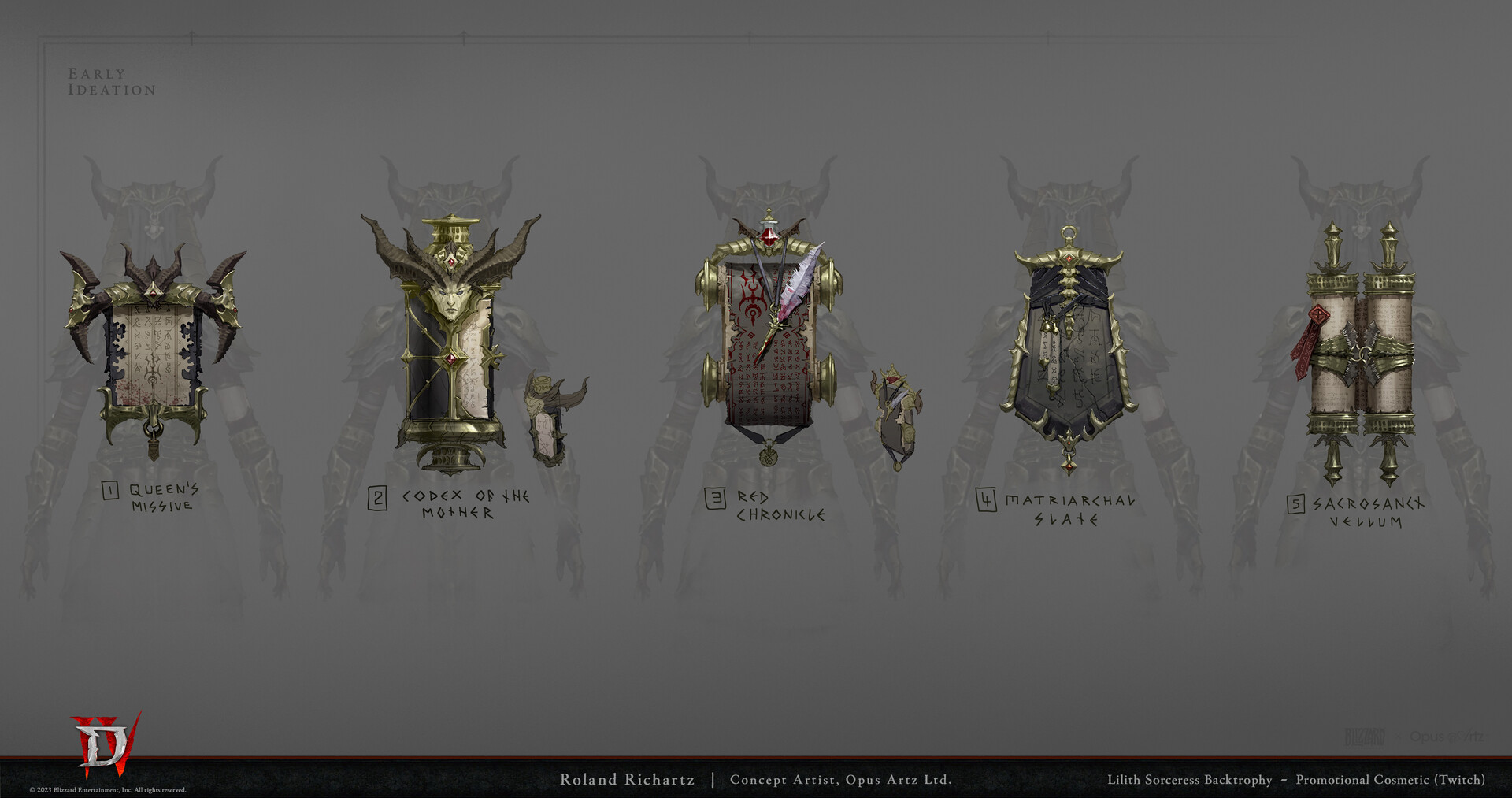 Roland Richartz - Diablo IV - Lilith Back Trophy