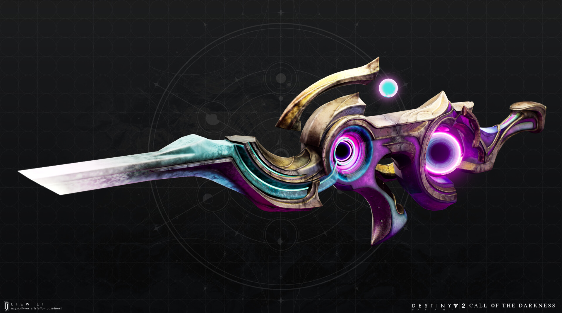 Liew Li - Dark Cosmic Jhin skin weapon in Destiny 2 Fanart: The Dark ...