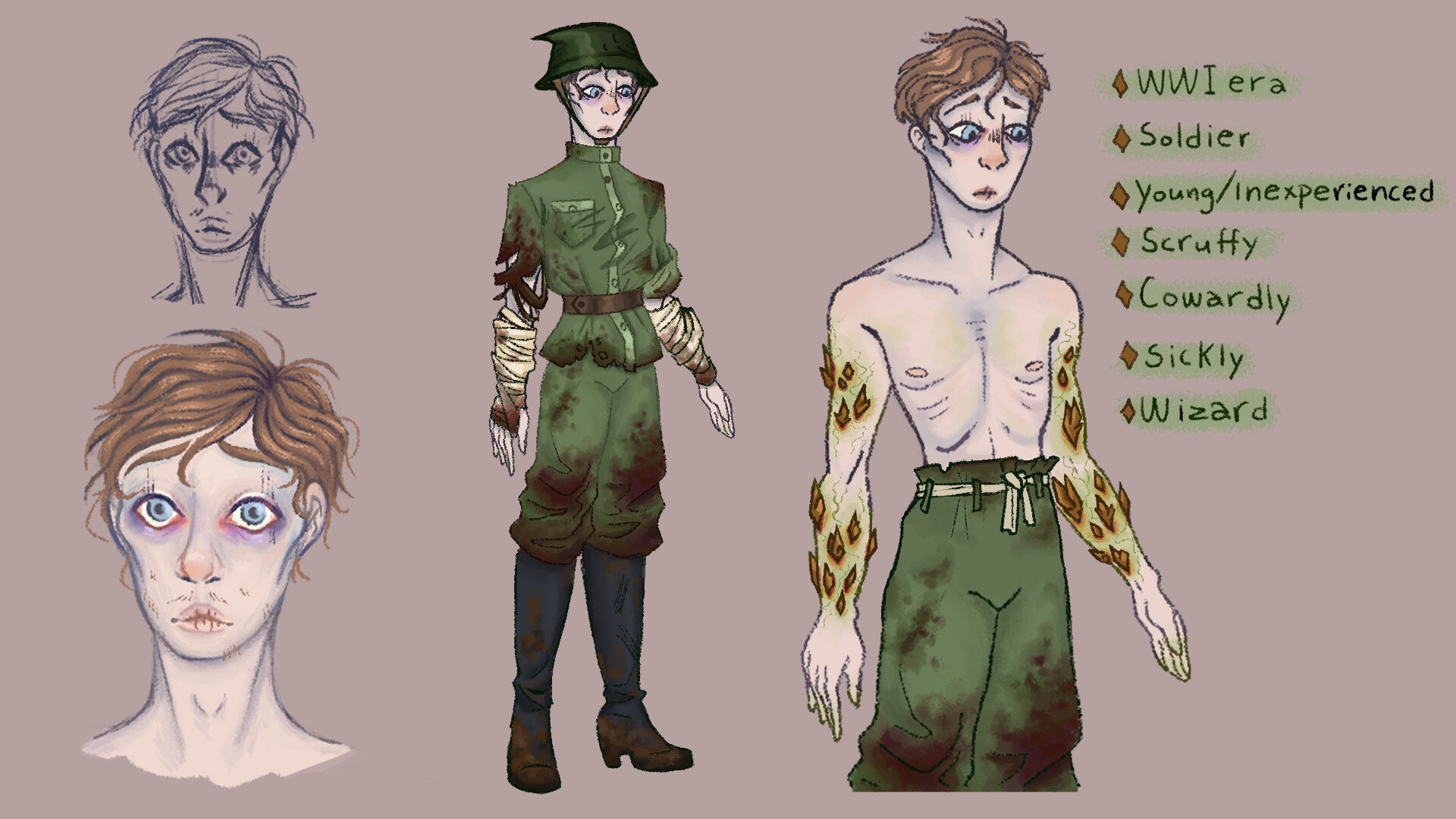 ArtStation - Infected Soldier Concept art