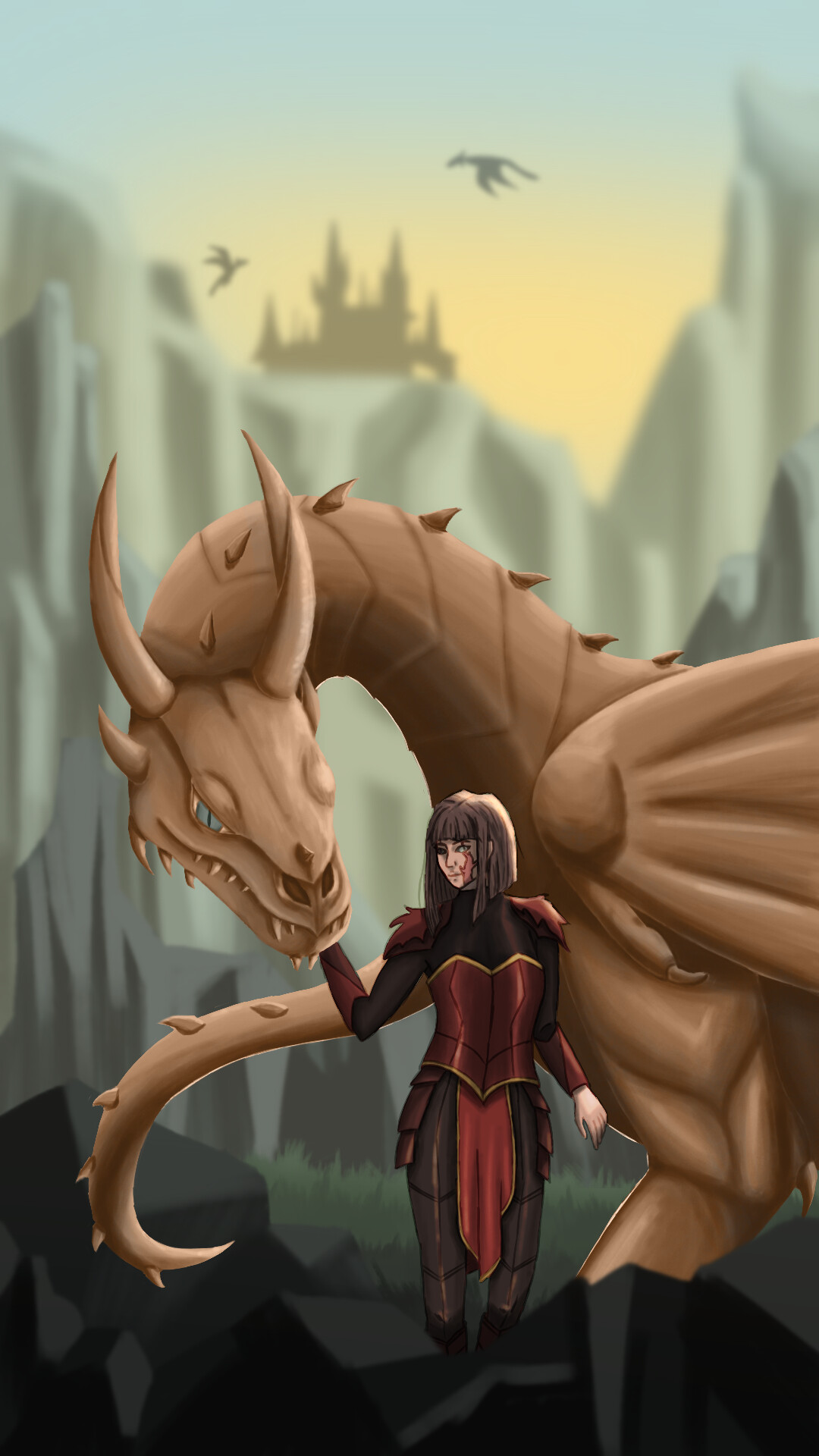 ArtStation - Dragon-Rider Illustration