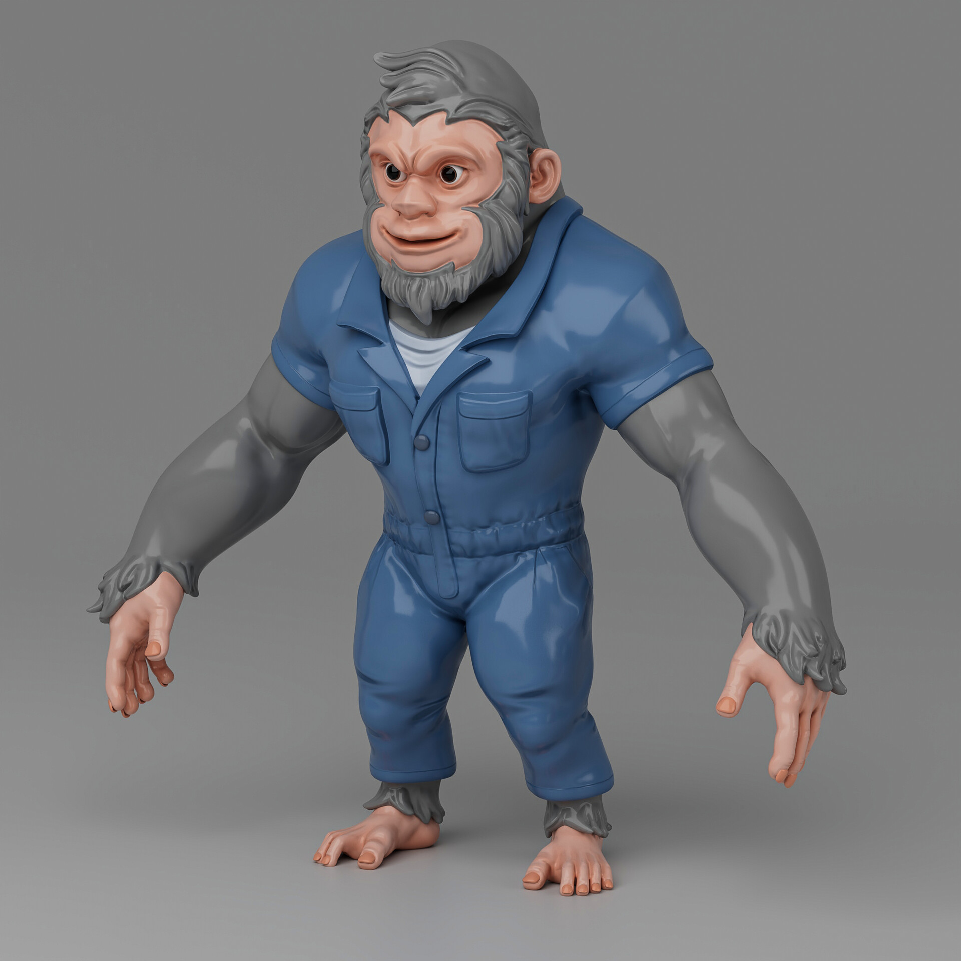 ArtStation - Mobile Monkeys Garage Project