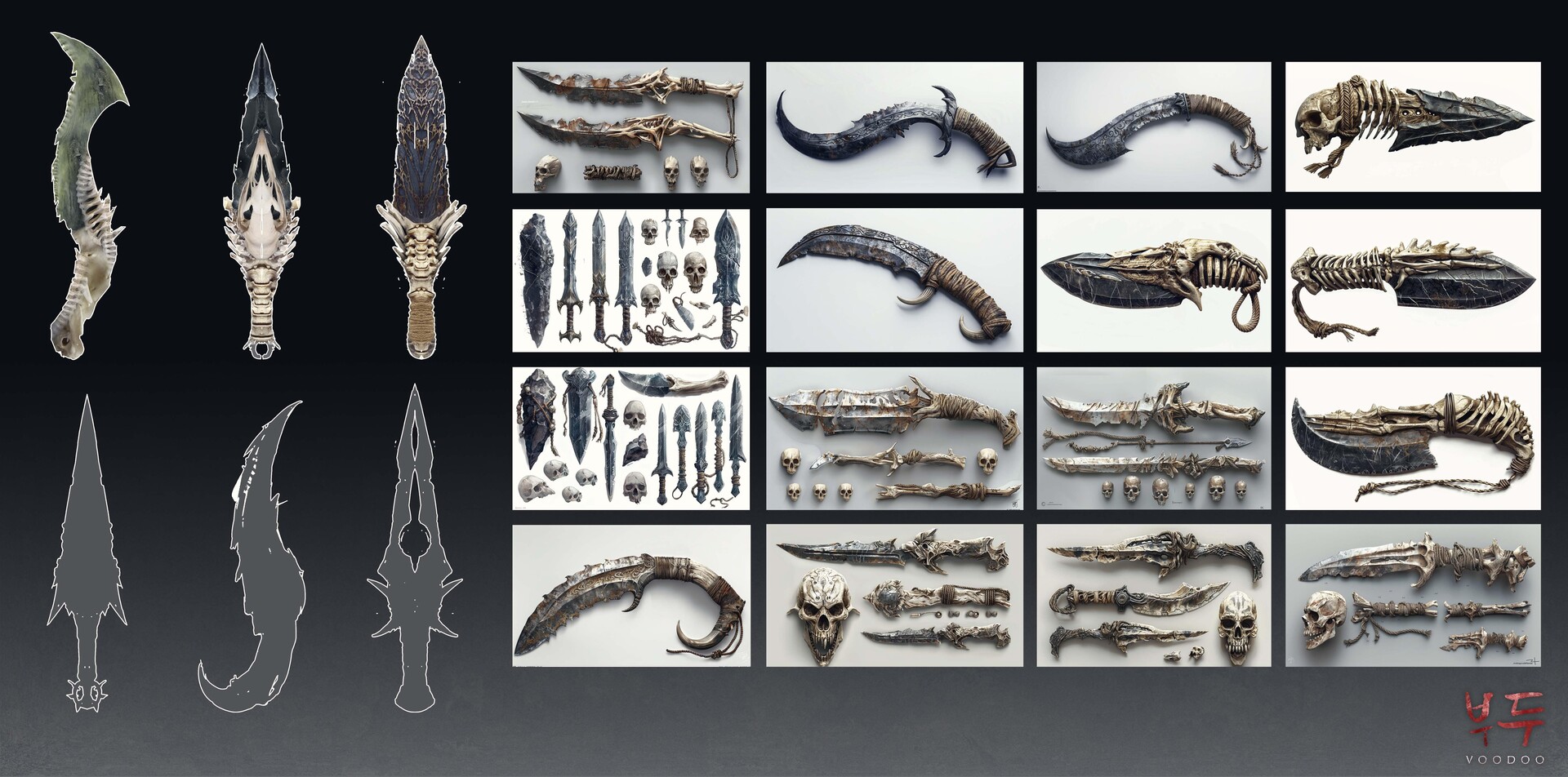 Gordon Christian - 부두 (VOODOO) Ritual Knife Prop Concept