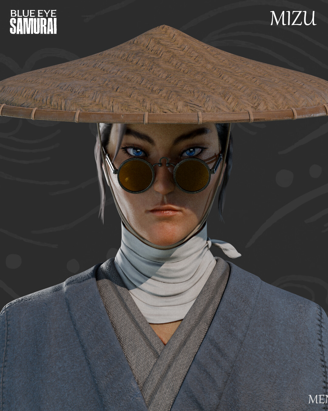 ArtStation - Mizu - Blue Eye Samurai Fanart