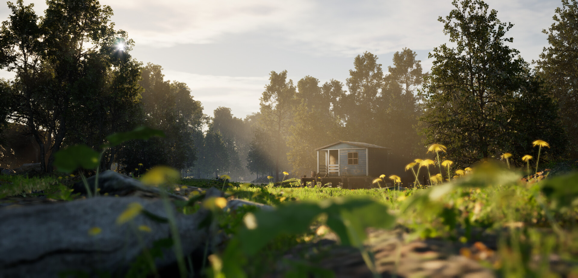 ArtStation - Cabin In the Woods..