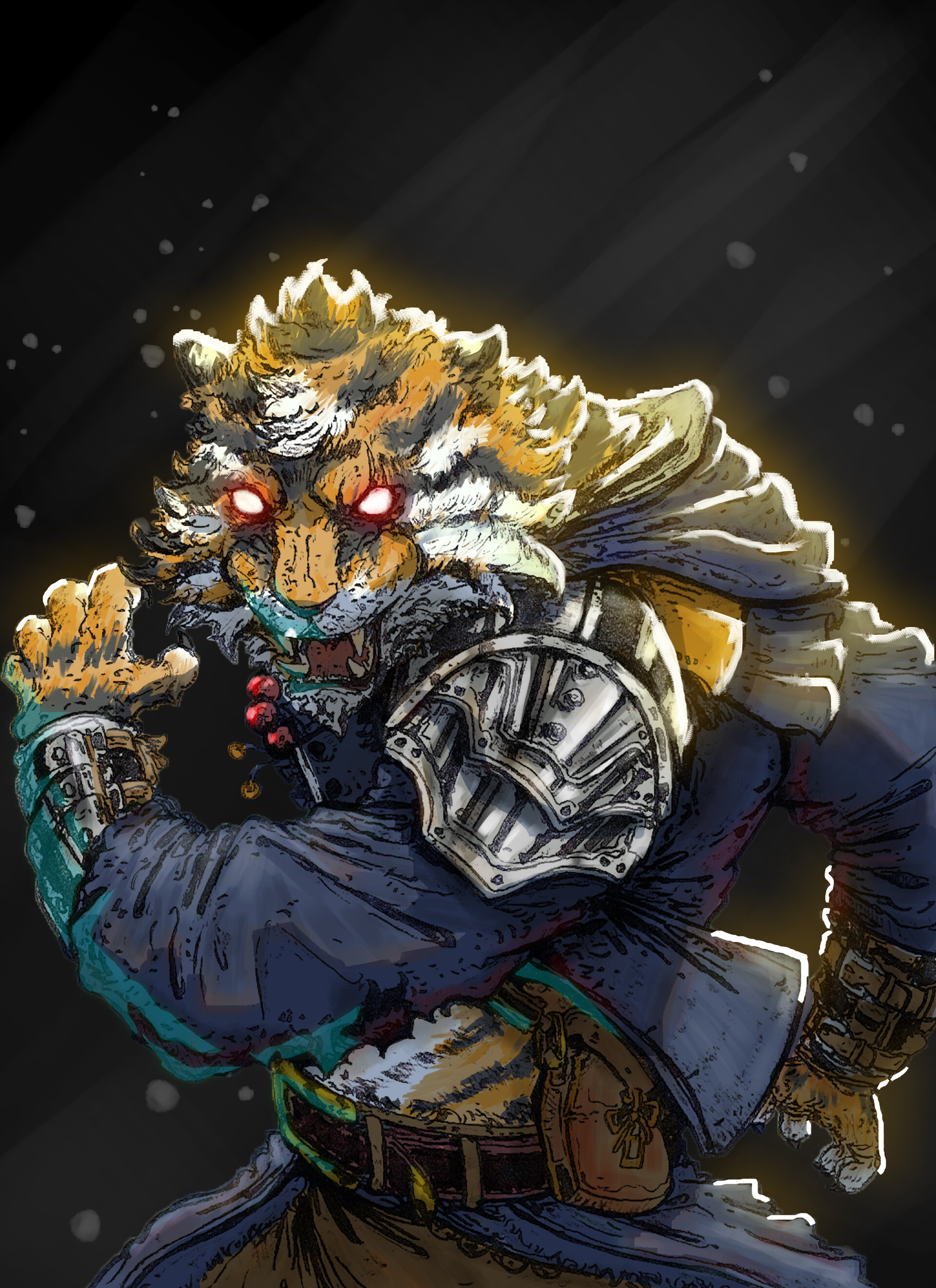 ArtStation - Tiger Tabaxi DND