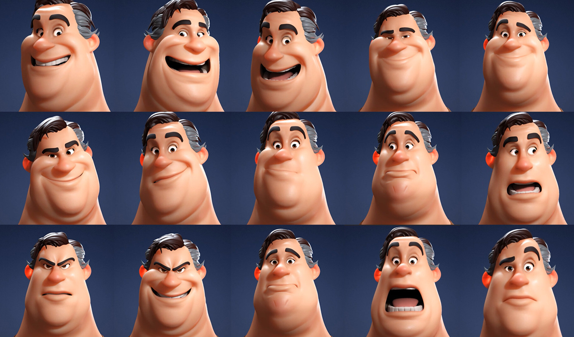 Reallusion Inc. - Cartoon 3D Character: Big Bob Facial Performance