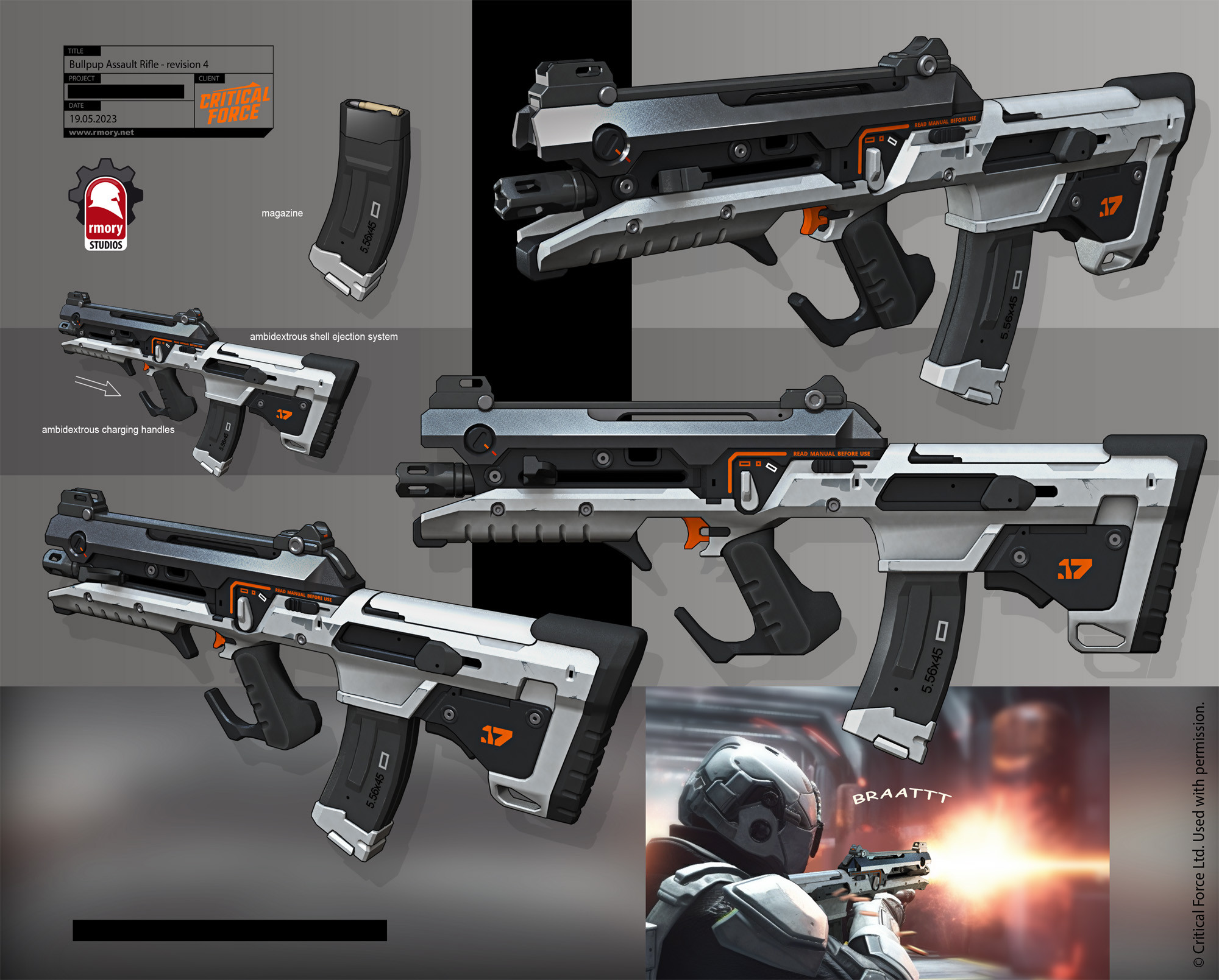 Kris Thaler - Bullpup Assault Rifle