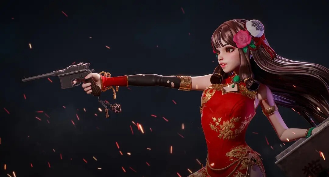 ArtStation - 3d shooting angel game characters