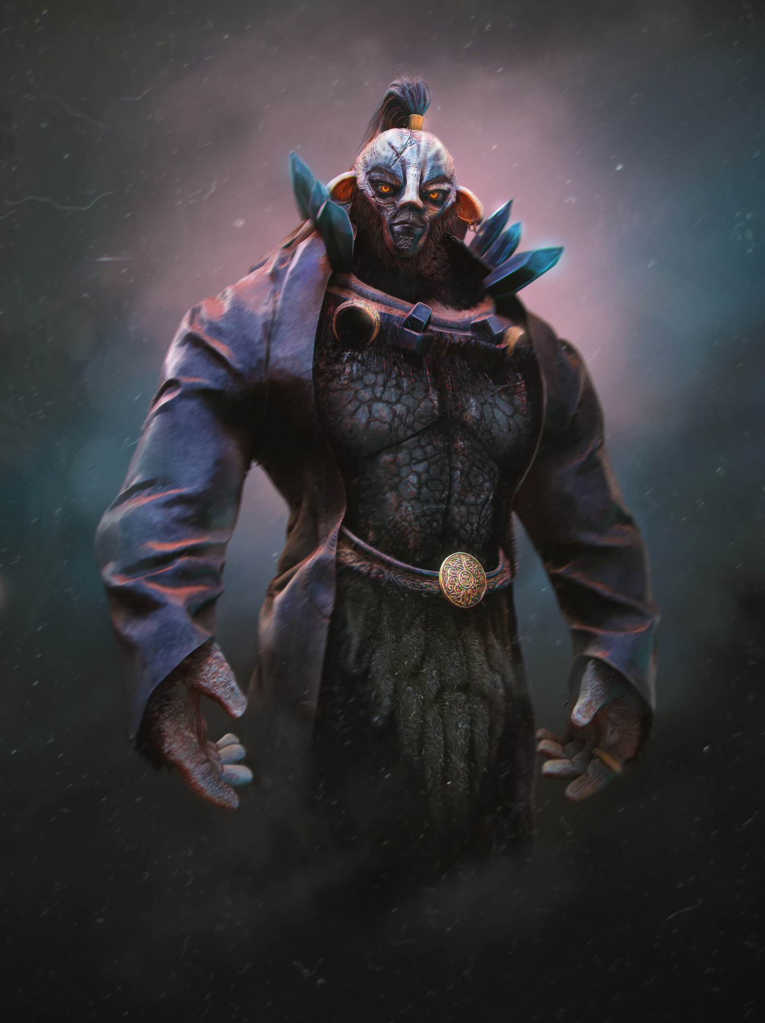 ArtStation - Daël, Guardian of the Void.