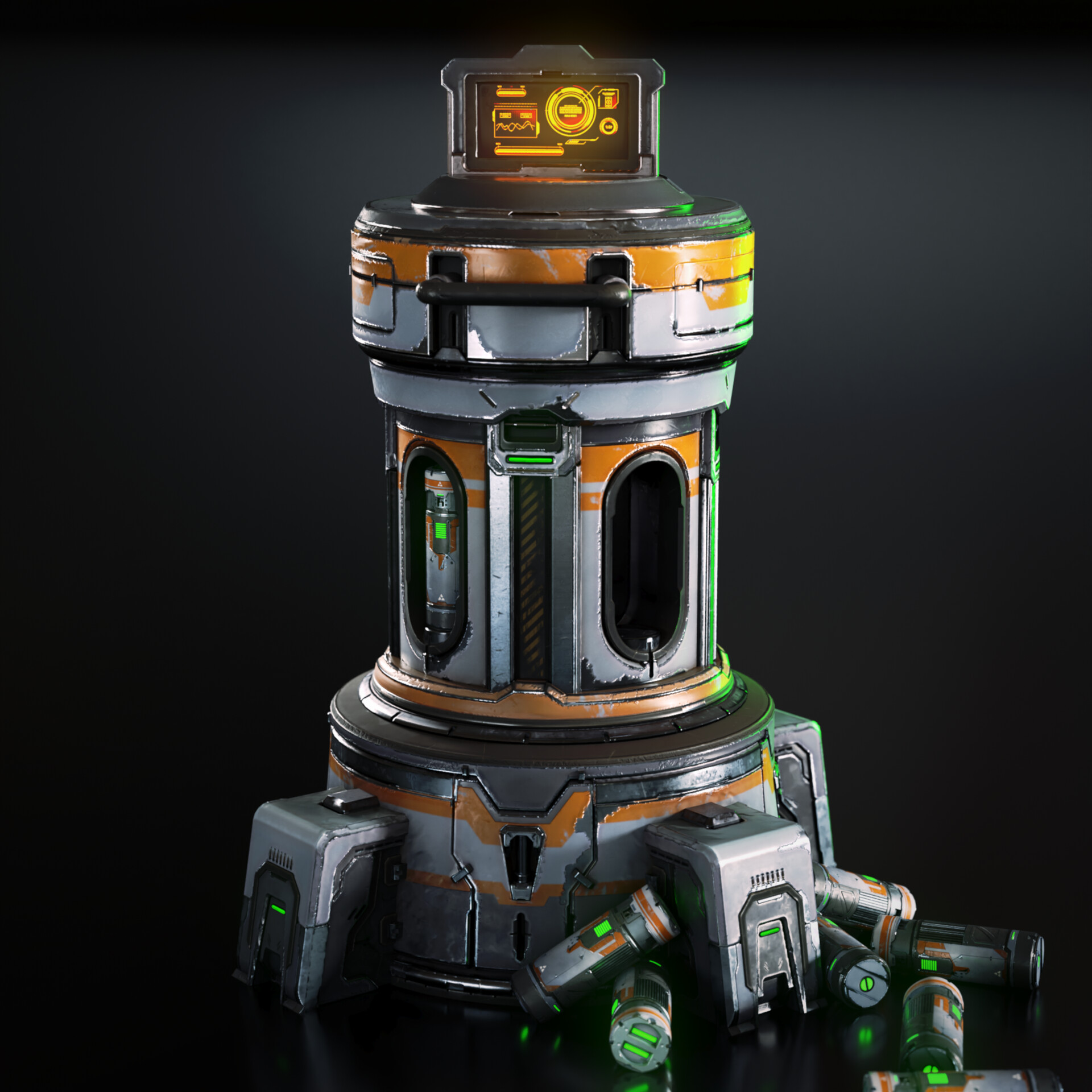 ArtStation - Sci-Fi Generator Prop #2