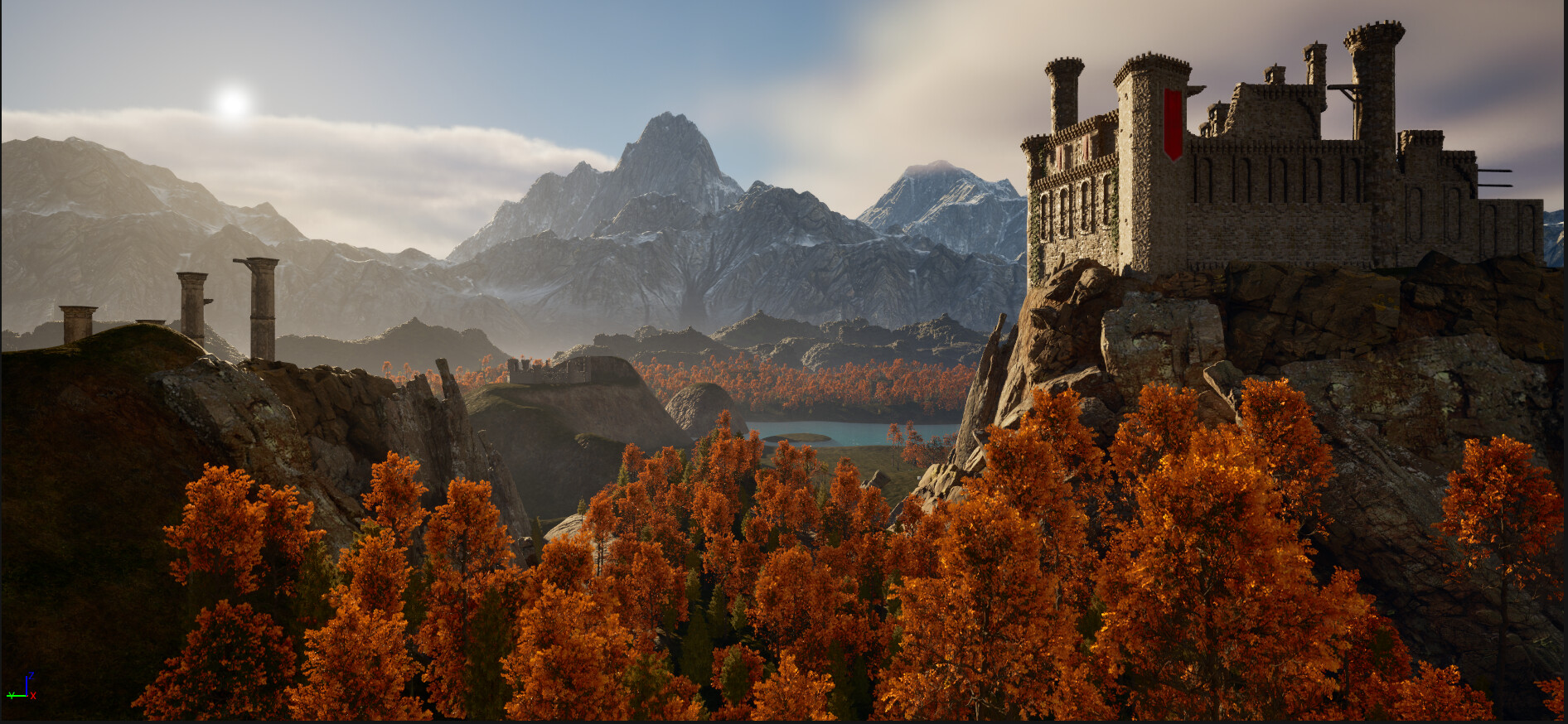 ArtStation - Castle Landscape