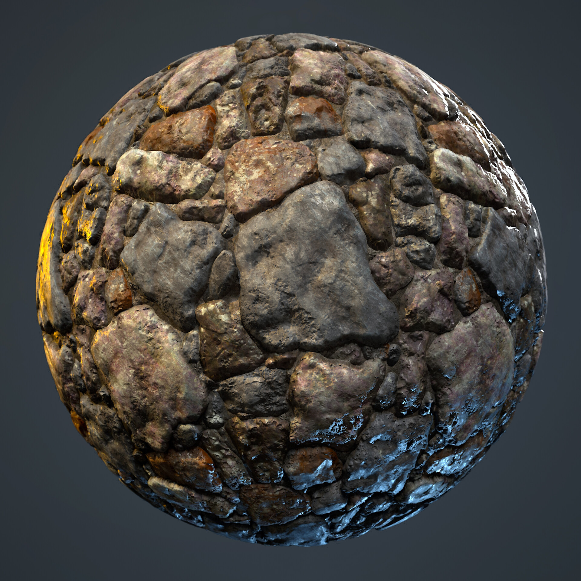ArtStation - Stone Wall Material