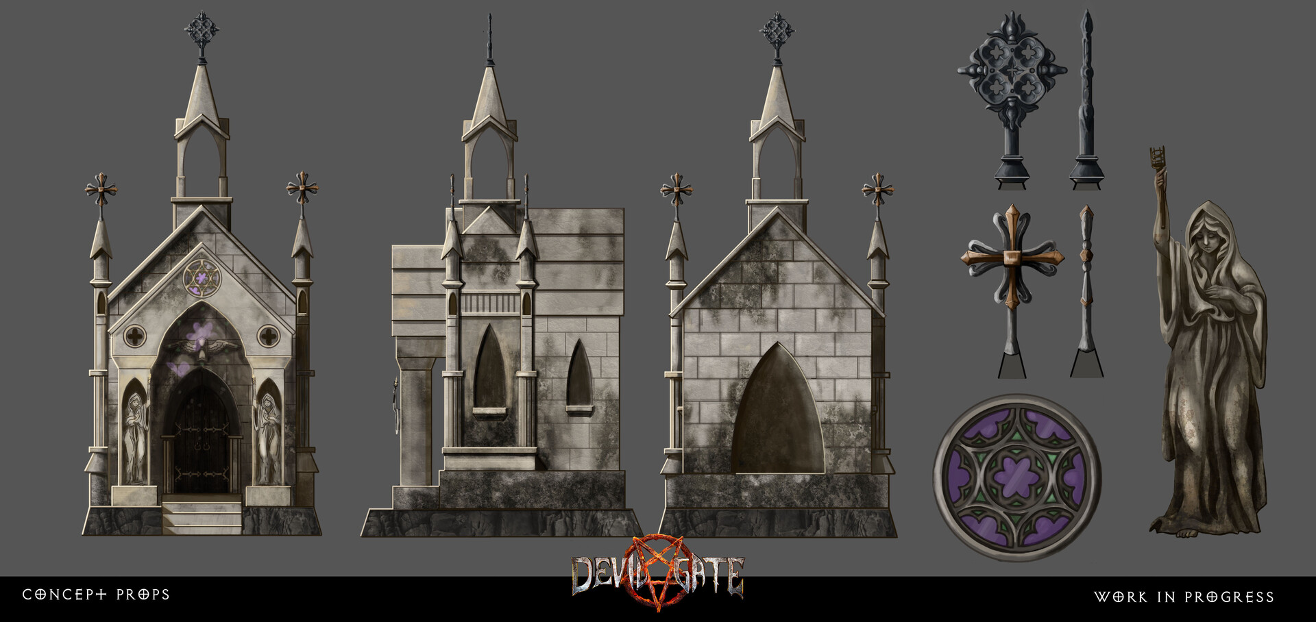 ArtStation - gothic crypt