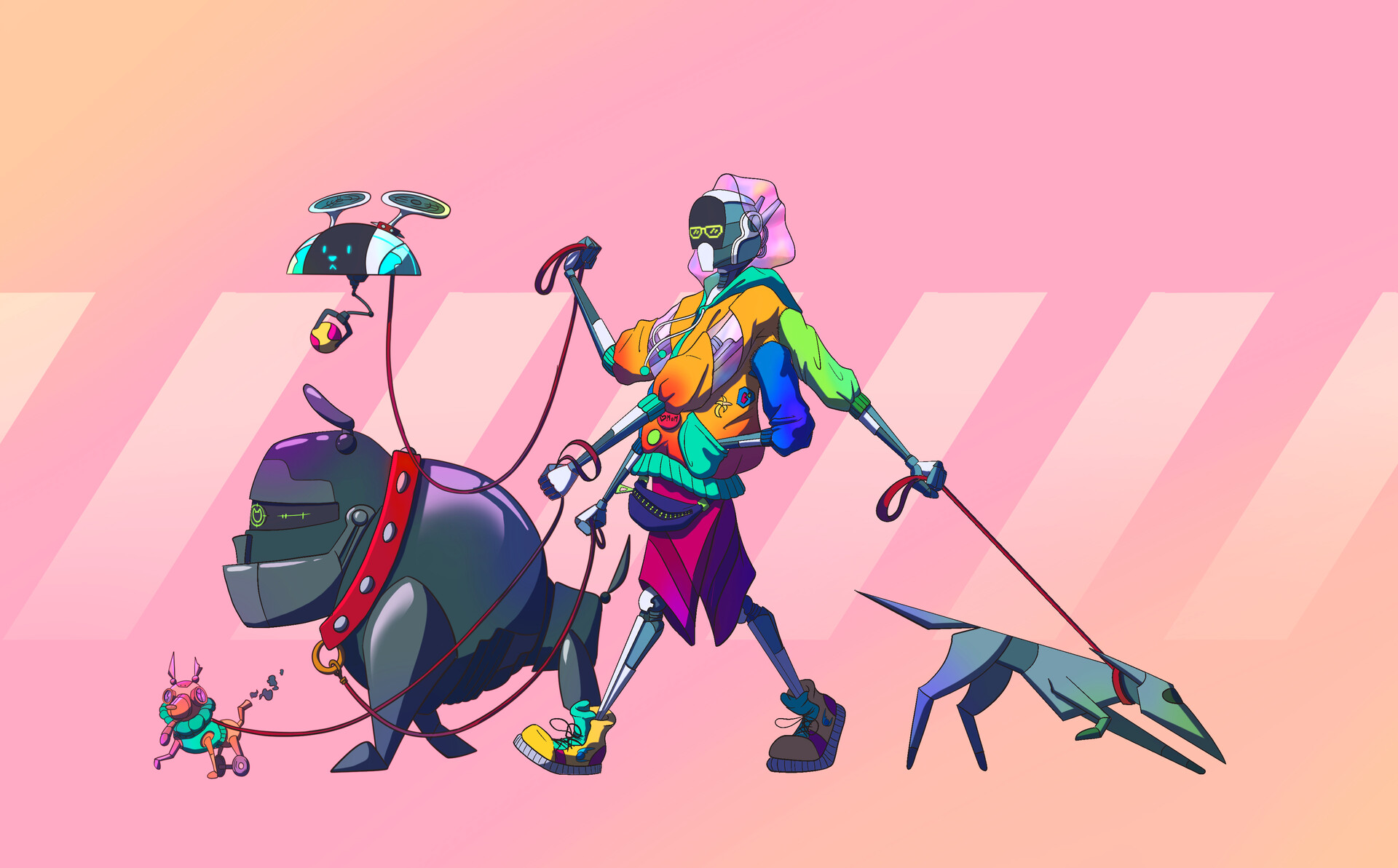 ArtStation - CDC of February: Pet walker