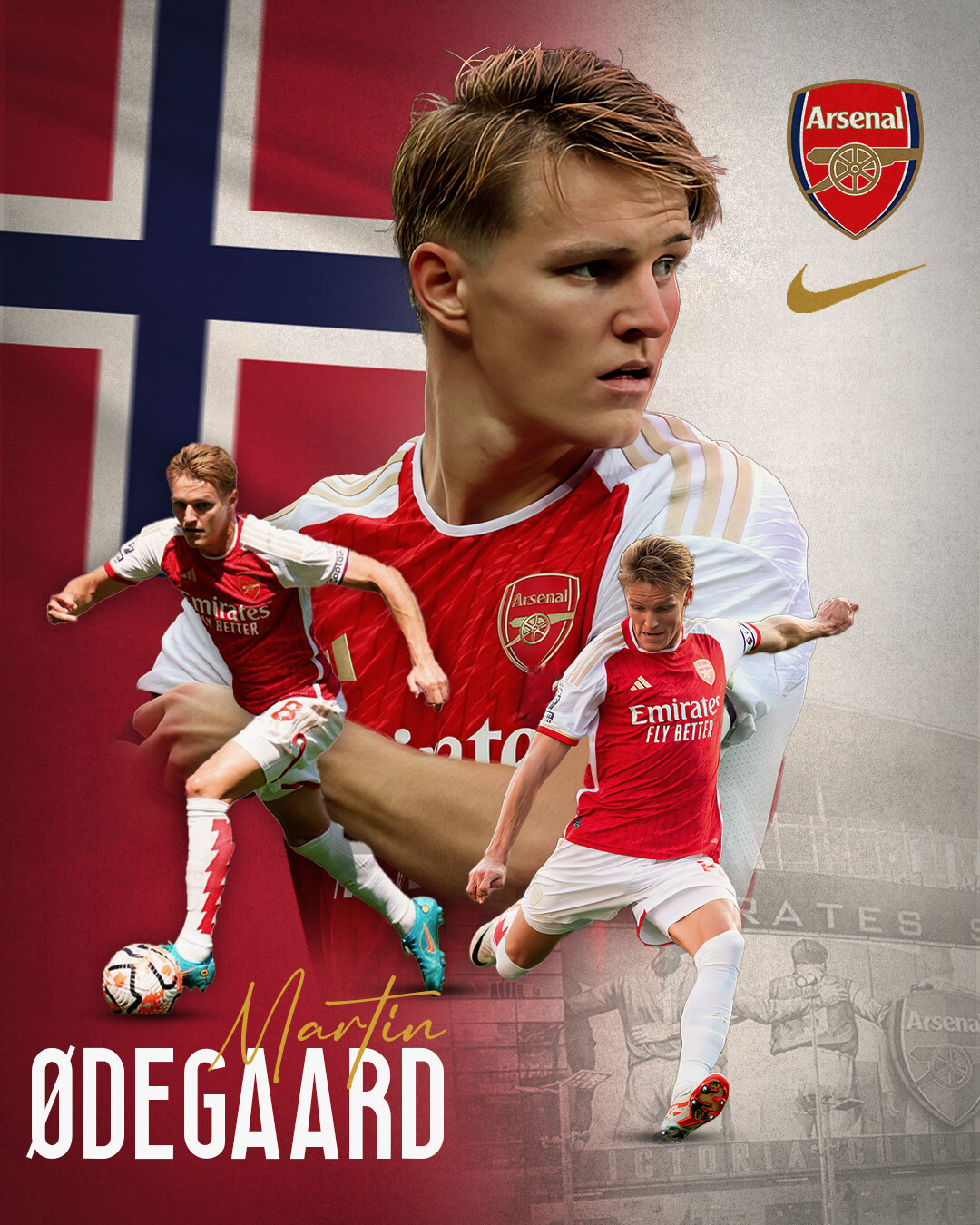 ArtStation - Martin Ødegaard Poster