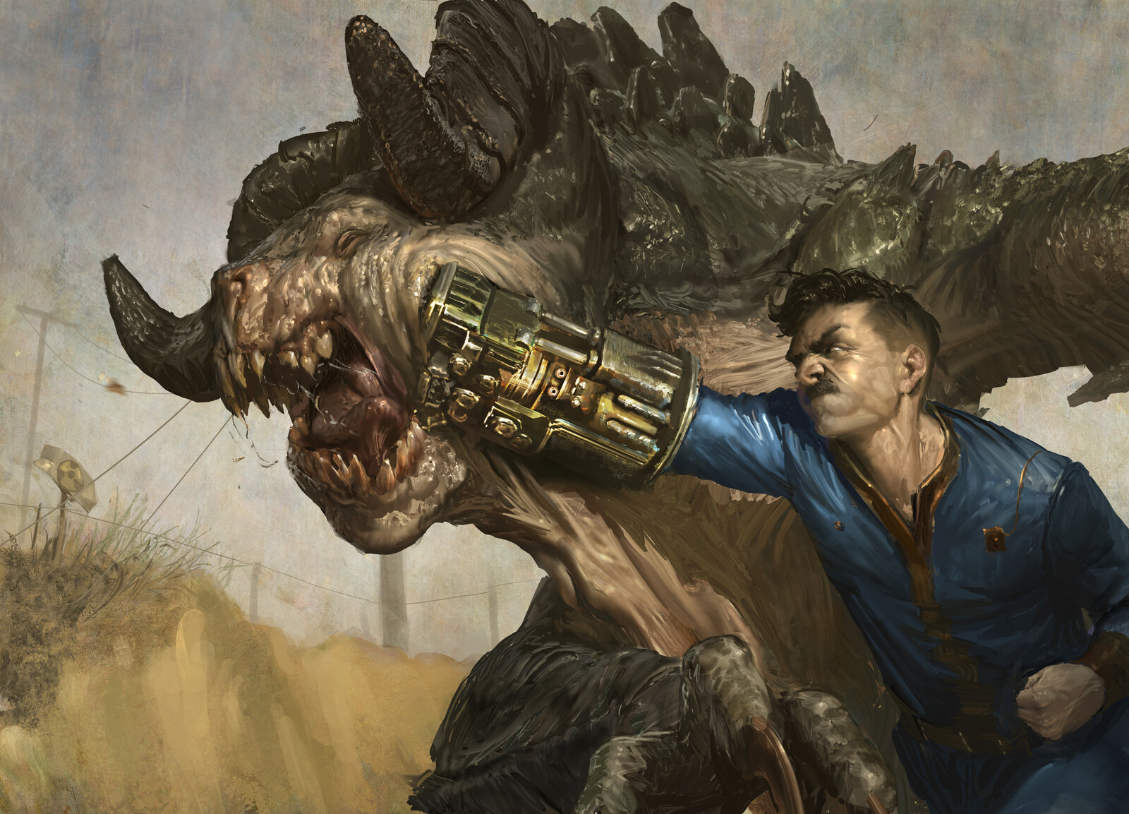 Campbell White - Magic the Gathering x Fallout: "Power Fist"