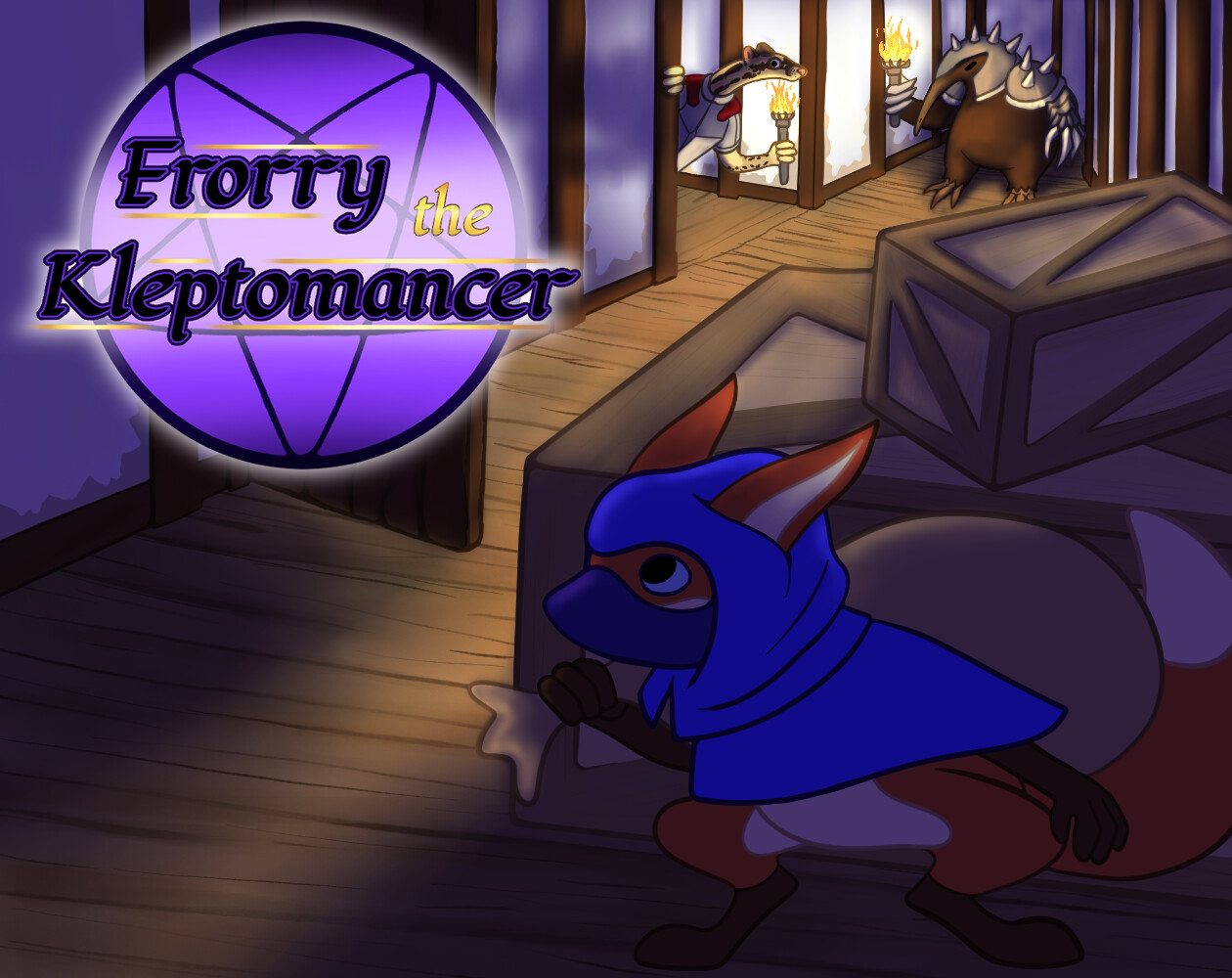 ArtStation - Splash Image for "Frorry the Kleptomancer"