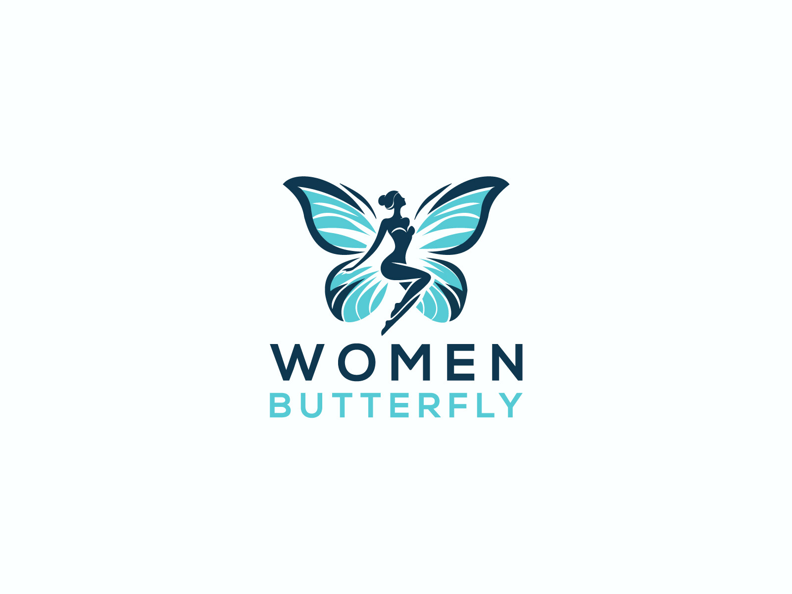 ArtStation - Women Butterfly Logo For Sale