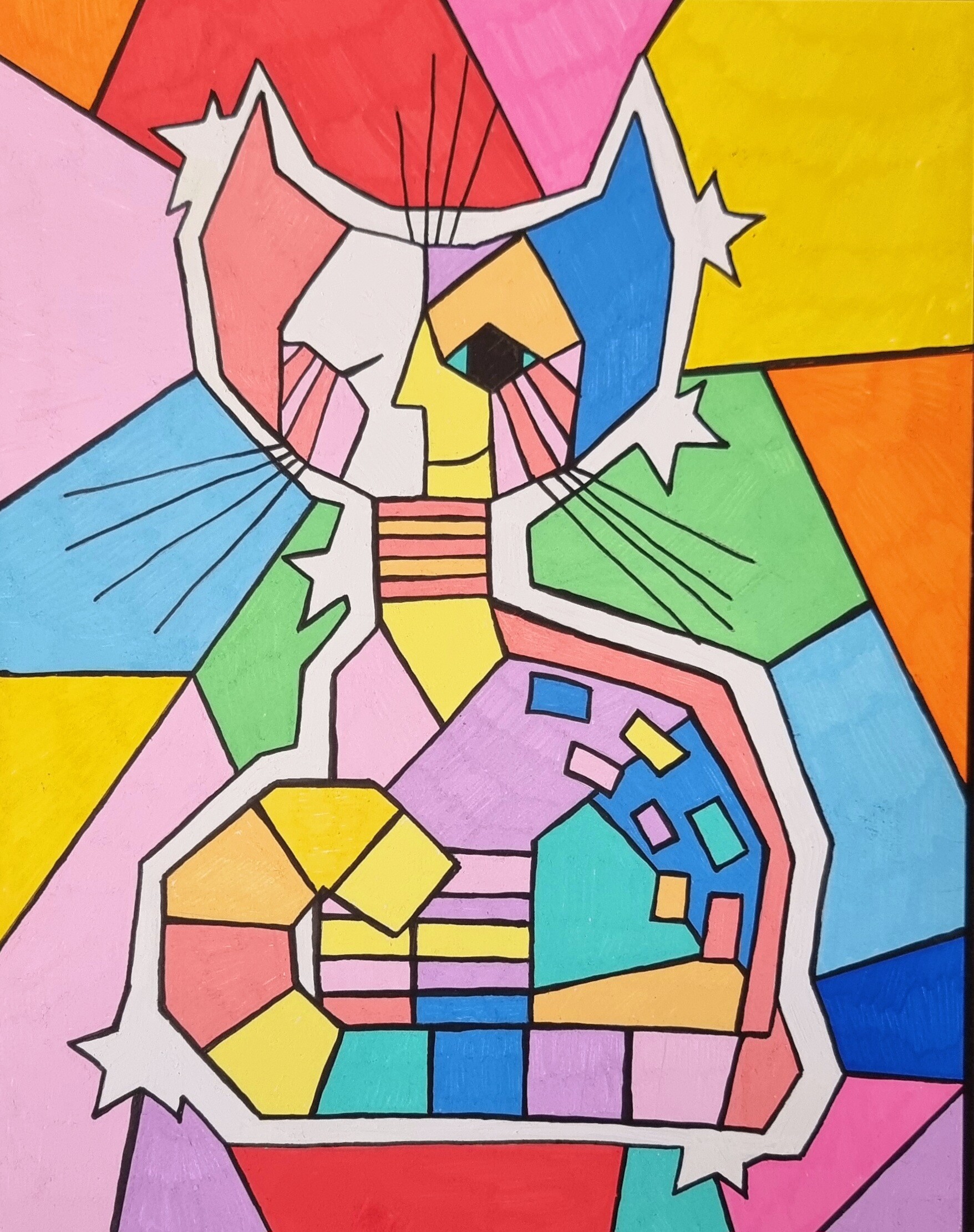 ArtStation - Cubism cat