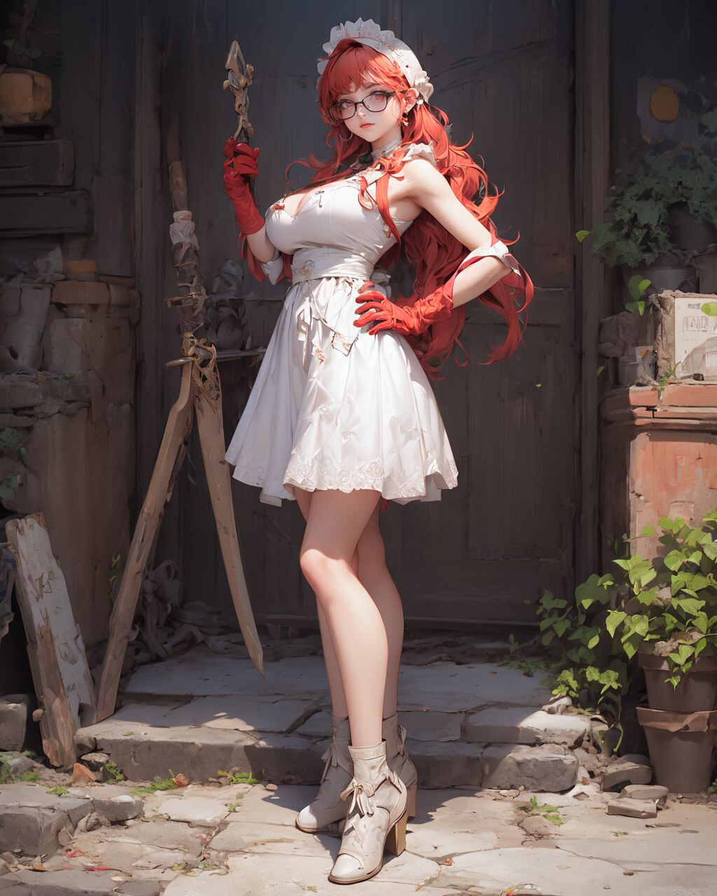 4K Anime Reference Art for Artists and Enthusiasts - 302 Alluring Maid ...