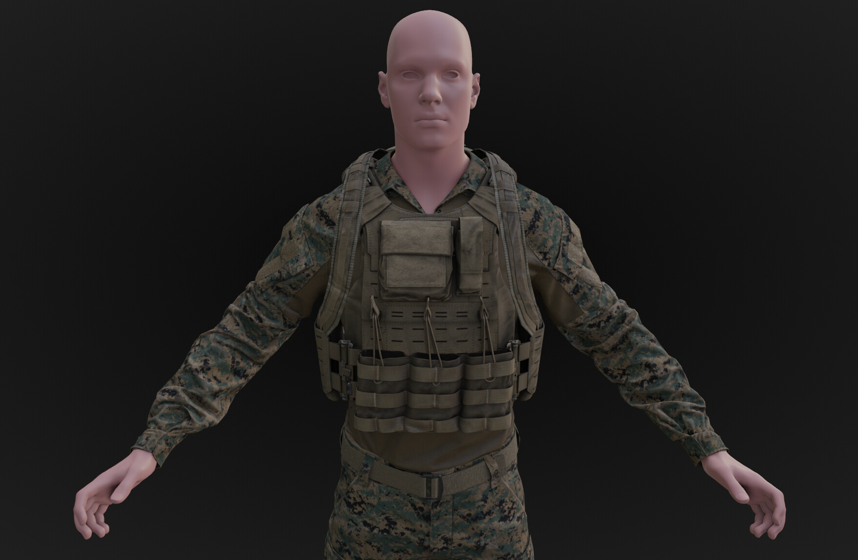 Sheldon V - USMC Uniform And Kit