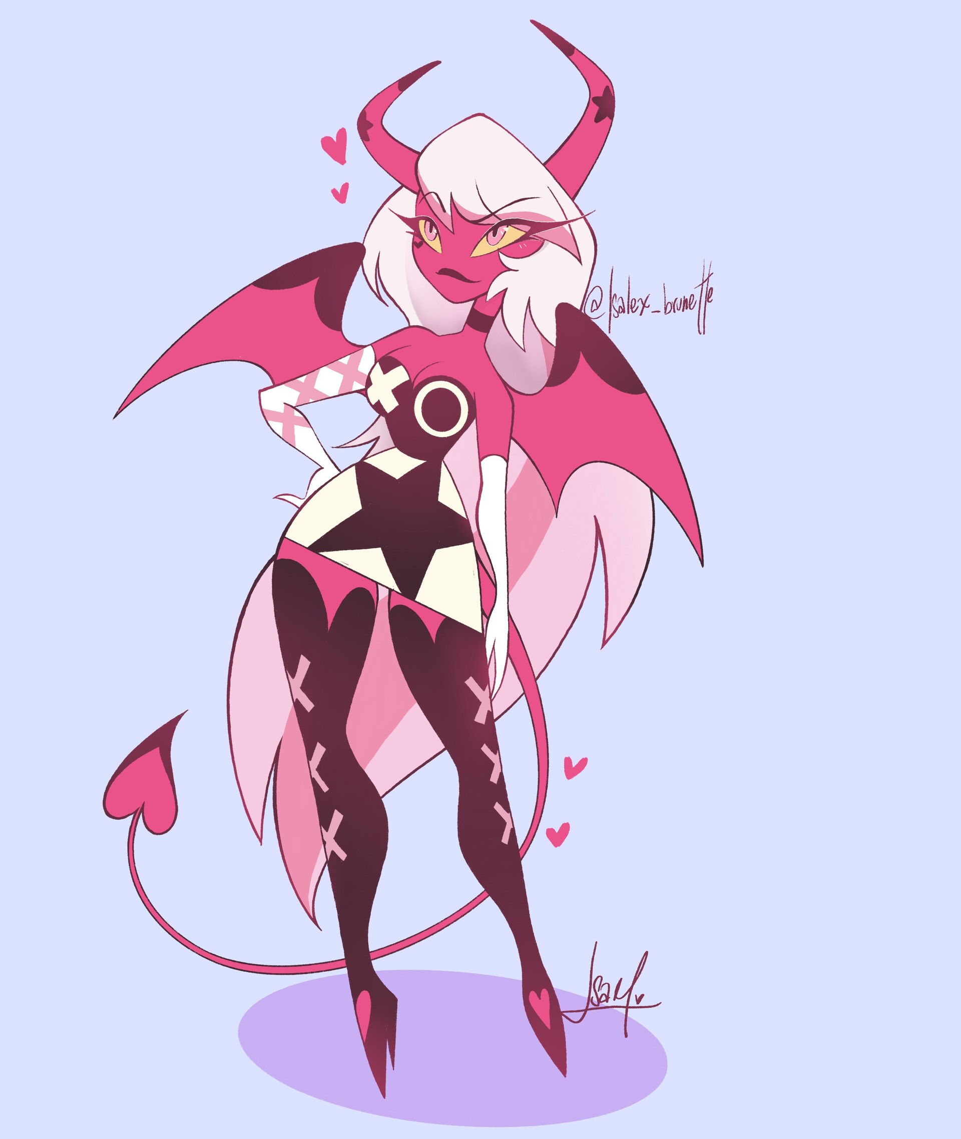 ArtStation - Verosika Helluva boss fan art