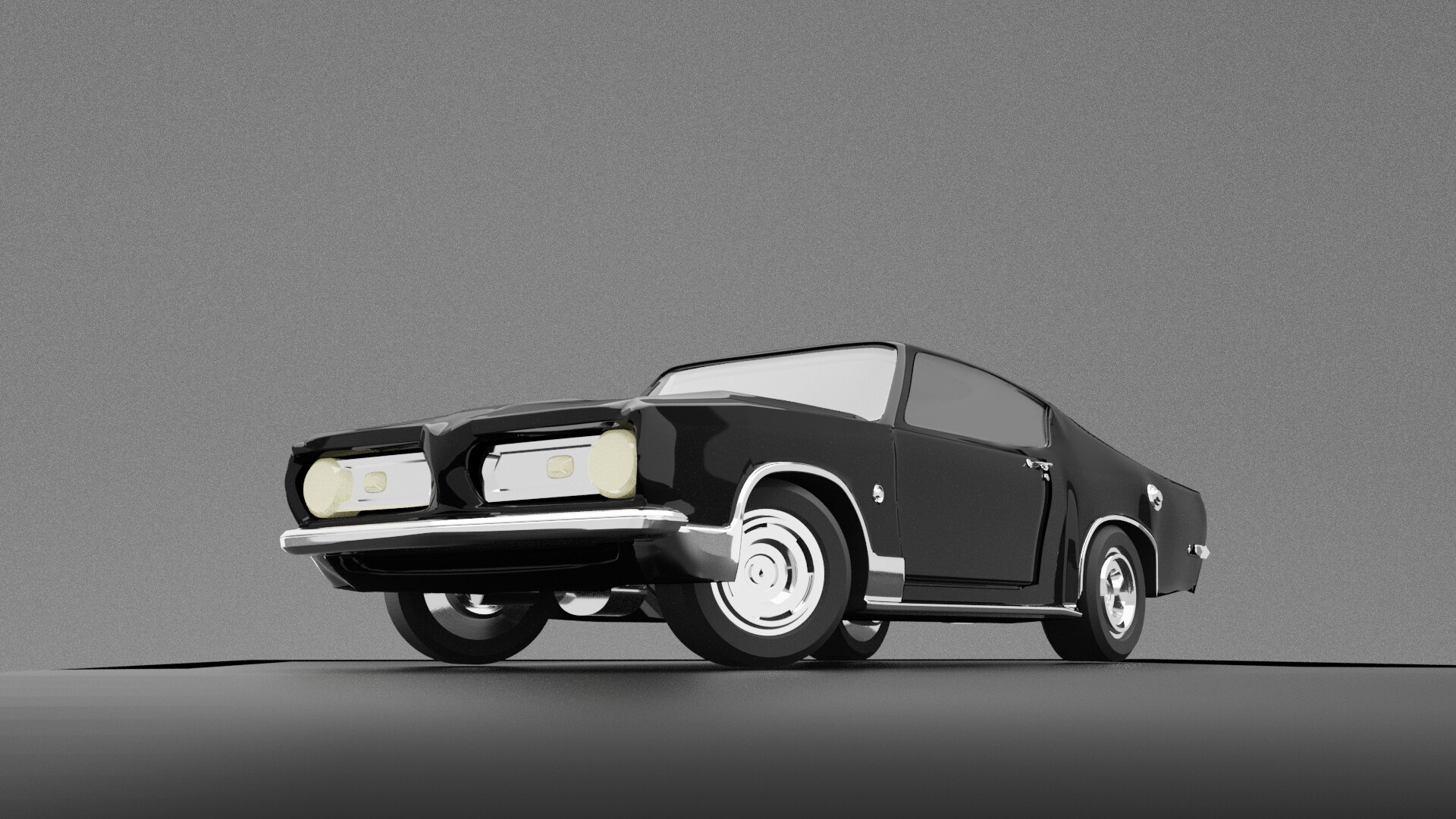 ArtStation - Realistic 3D classic sports car