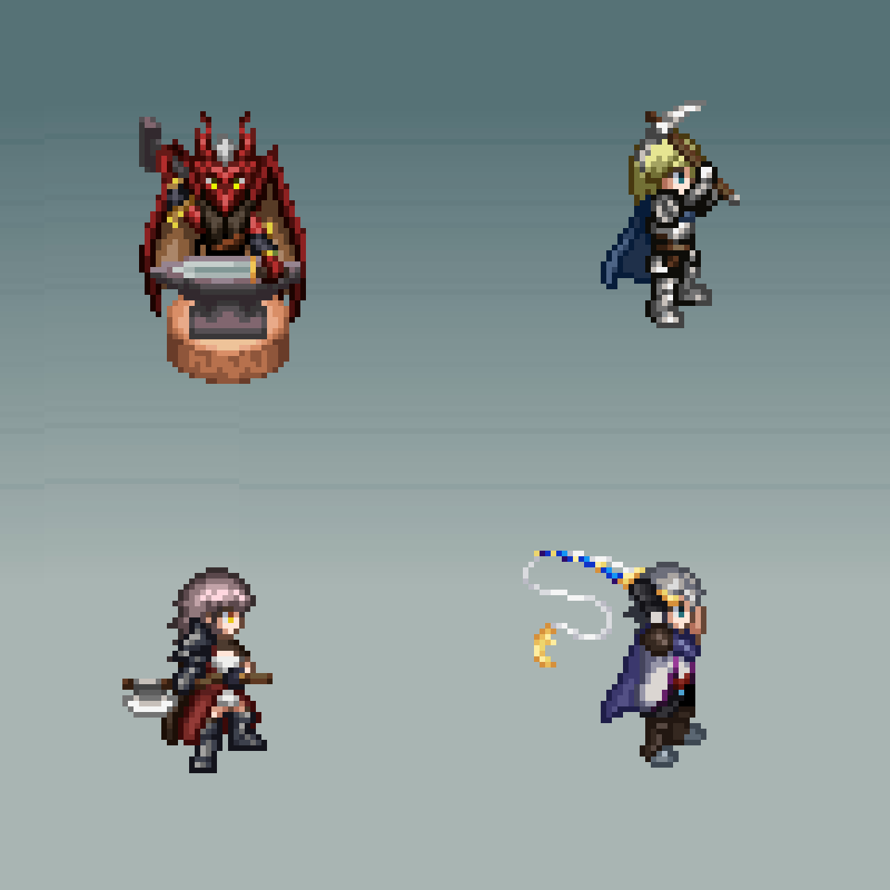 ArtStation - Minigames/Side Activities (Commission for Infinity Knights ...