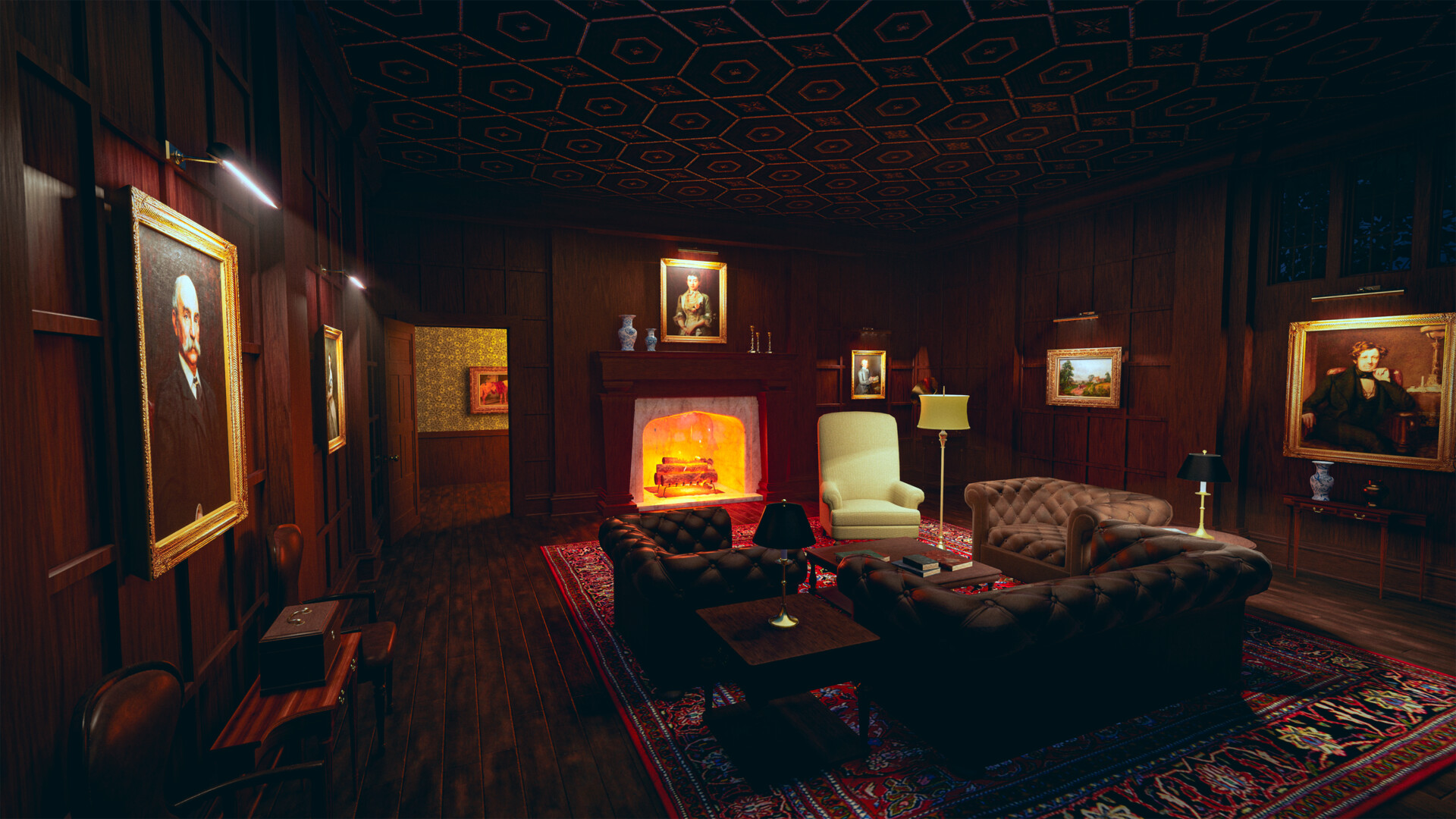 ArtStation - Victorian Room Unreal Engine