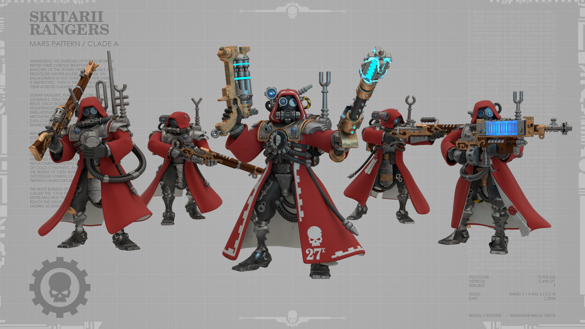 ArtStation - Skitarii Rangers